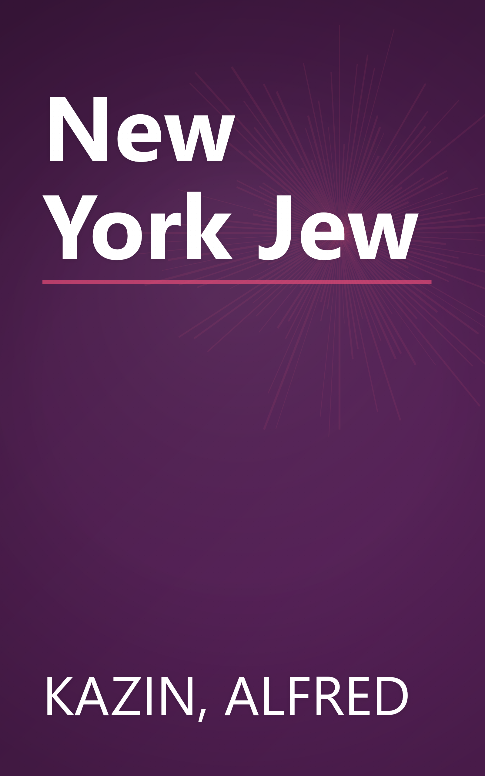 New York Jew book cover