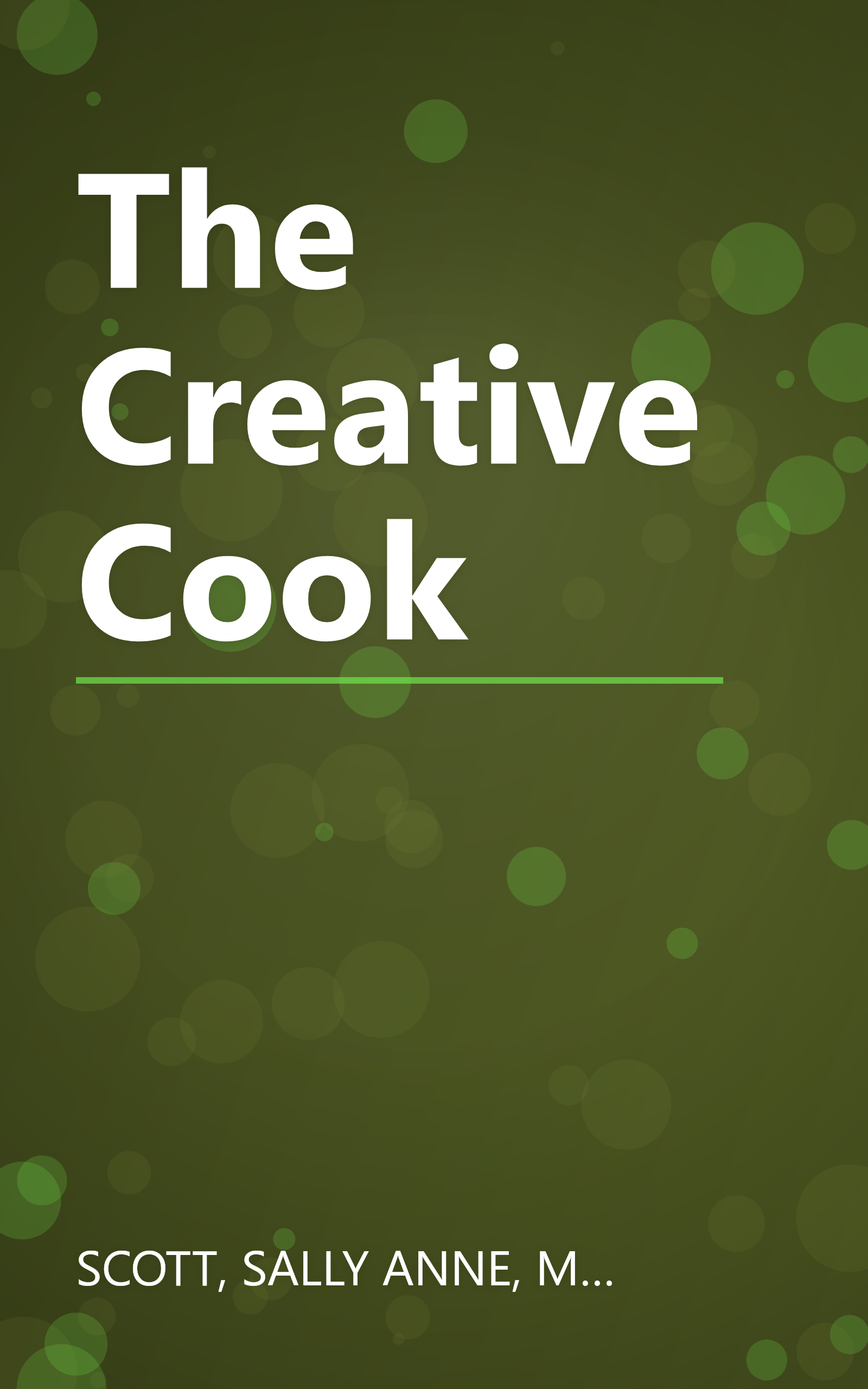The Creative Cook book cover