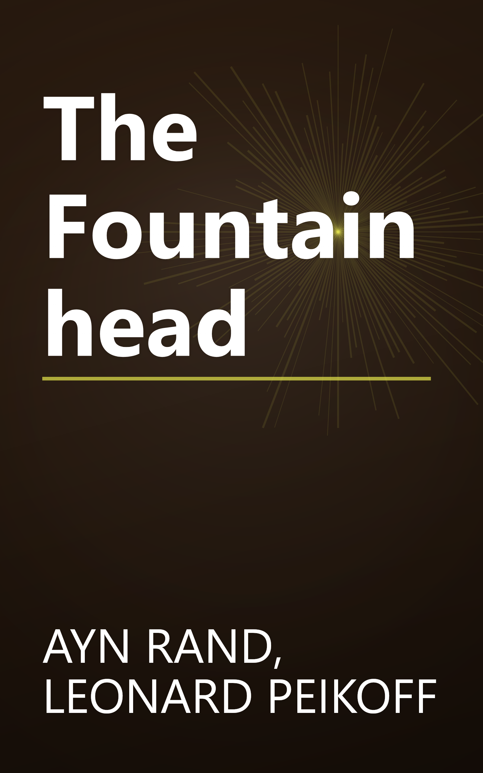 The Fountainhead book cover