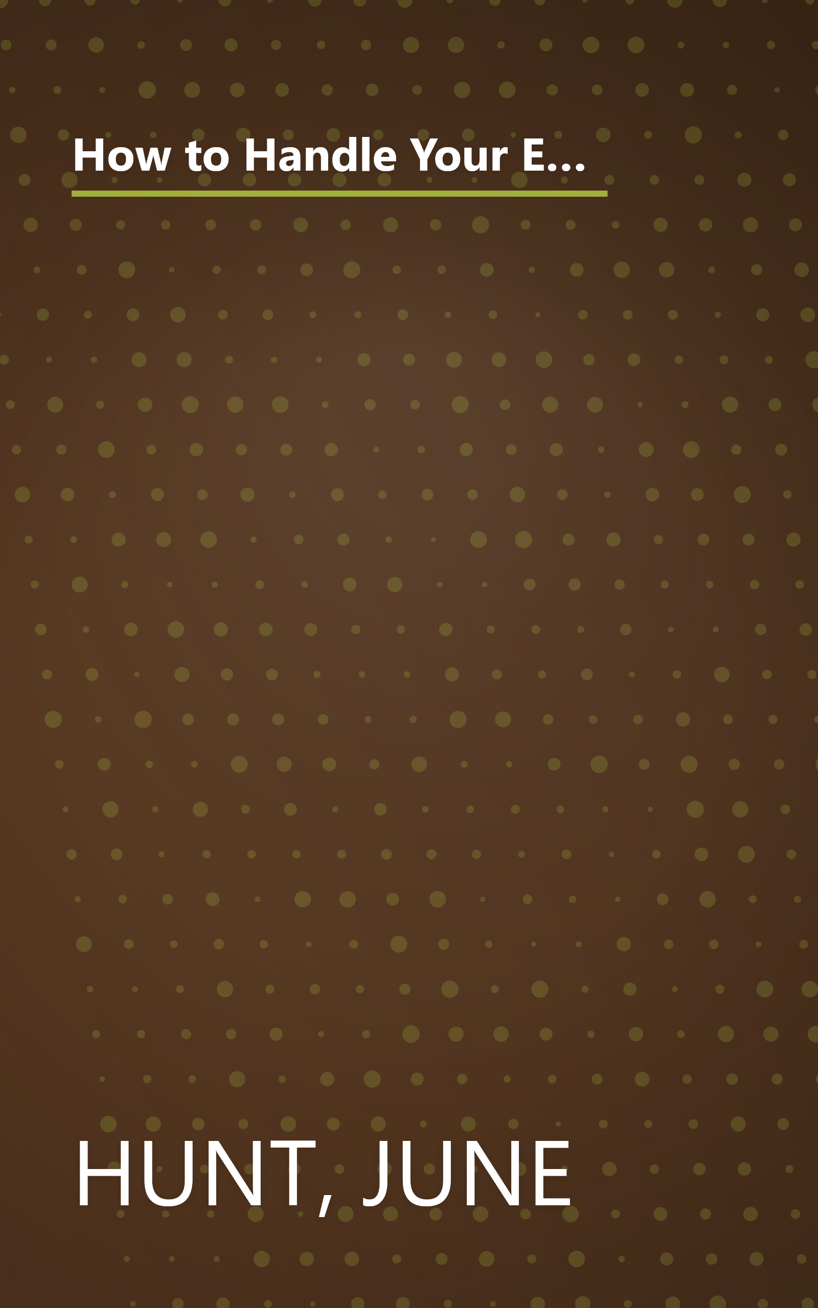 How to Handle Your Emotions: Anger, Depression, Fear, Grief, Rejection, Self-Worth (Counseling Through the Bible Series) book cover