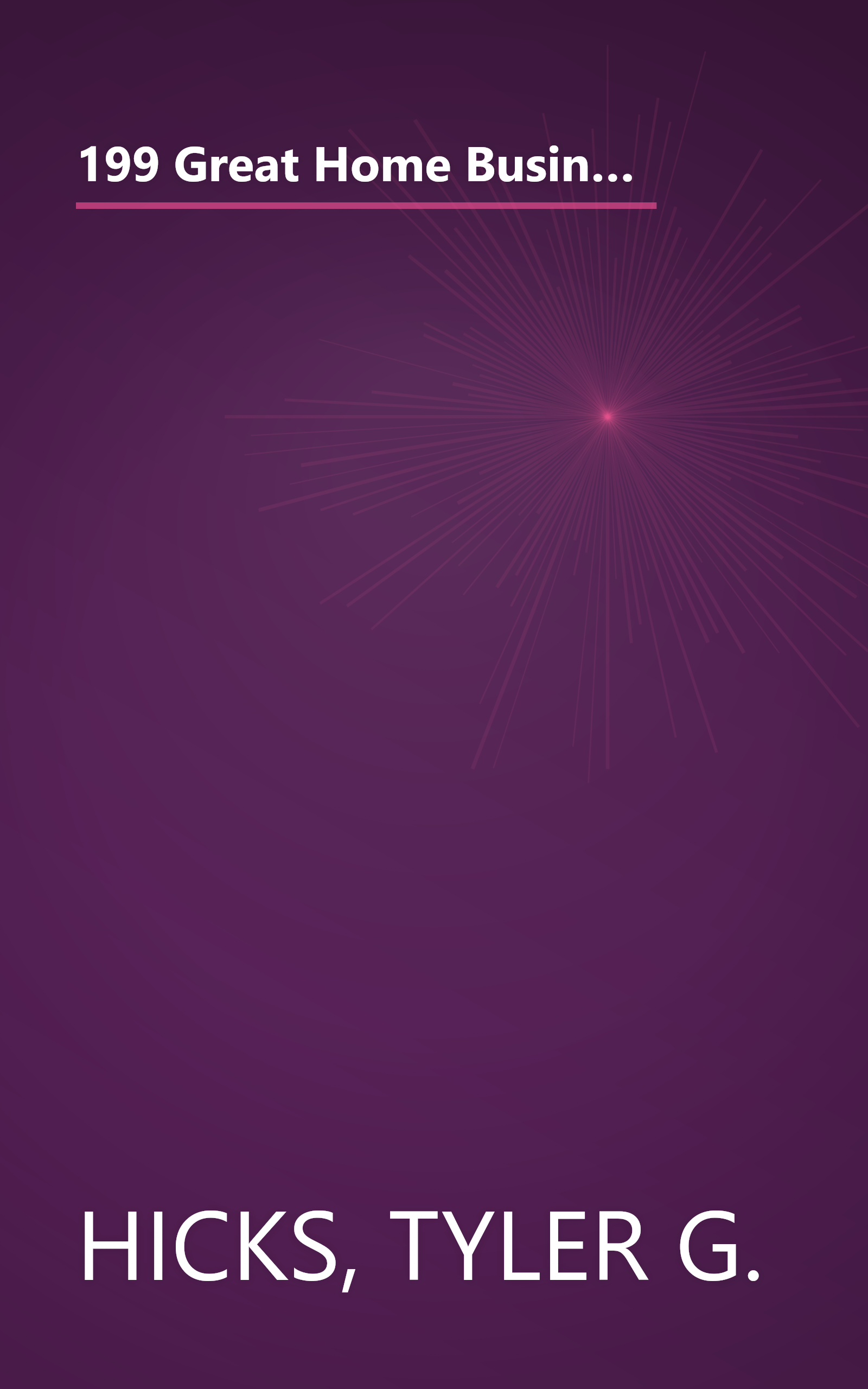 199 Great Home Businesses You Can Start (and Succeed In) for Under $1,000: How to Choose the Best Home Business for You Based on Your Personality Type book cover