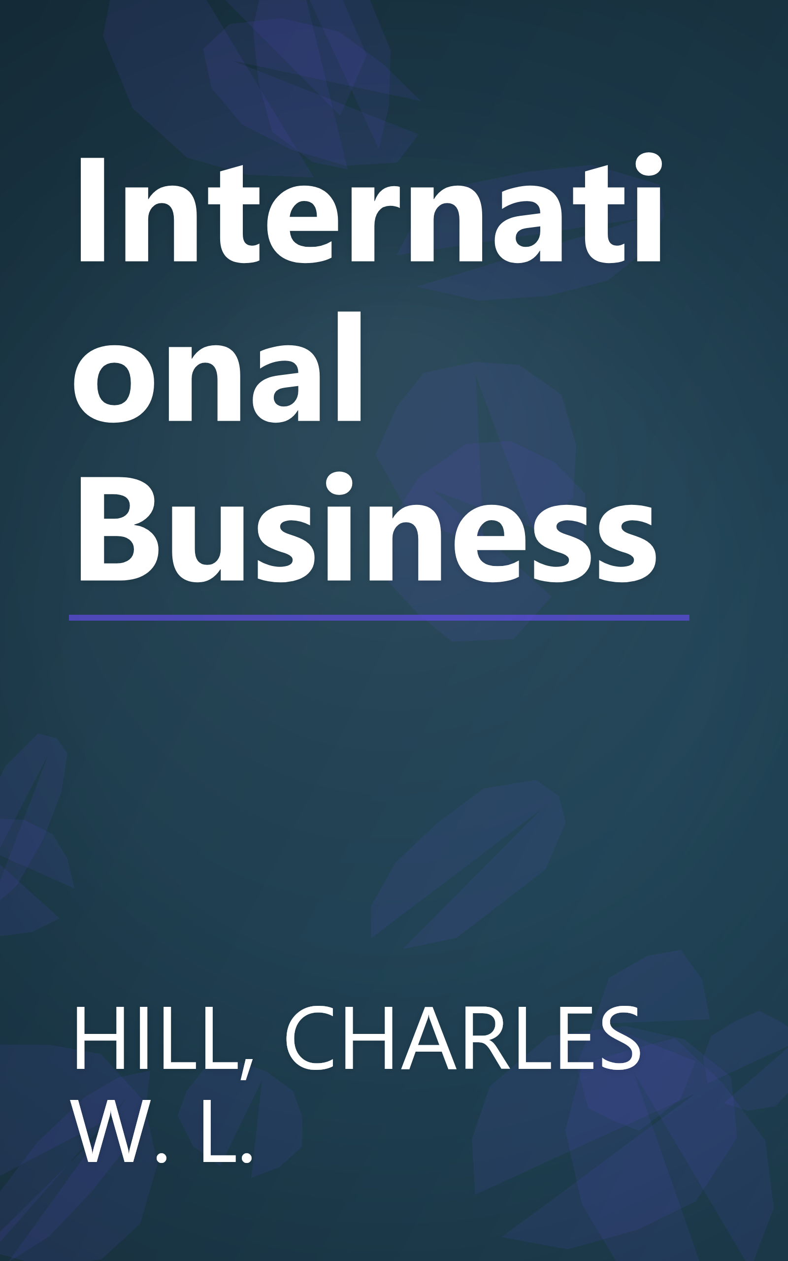 International Business book cover