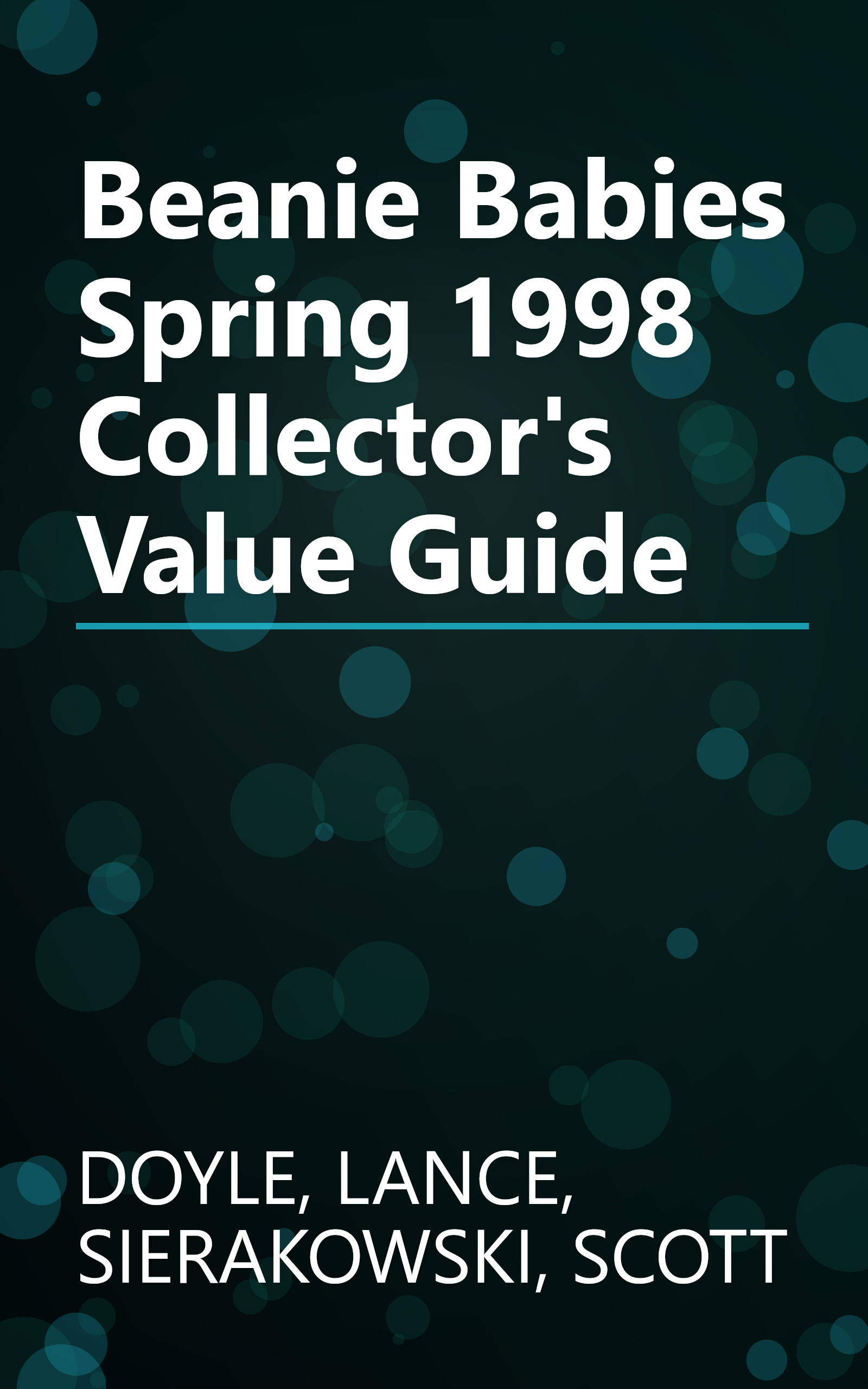 Beanie Babies Spring 1998 Collector's Value Guide book cover