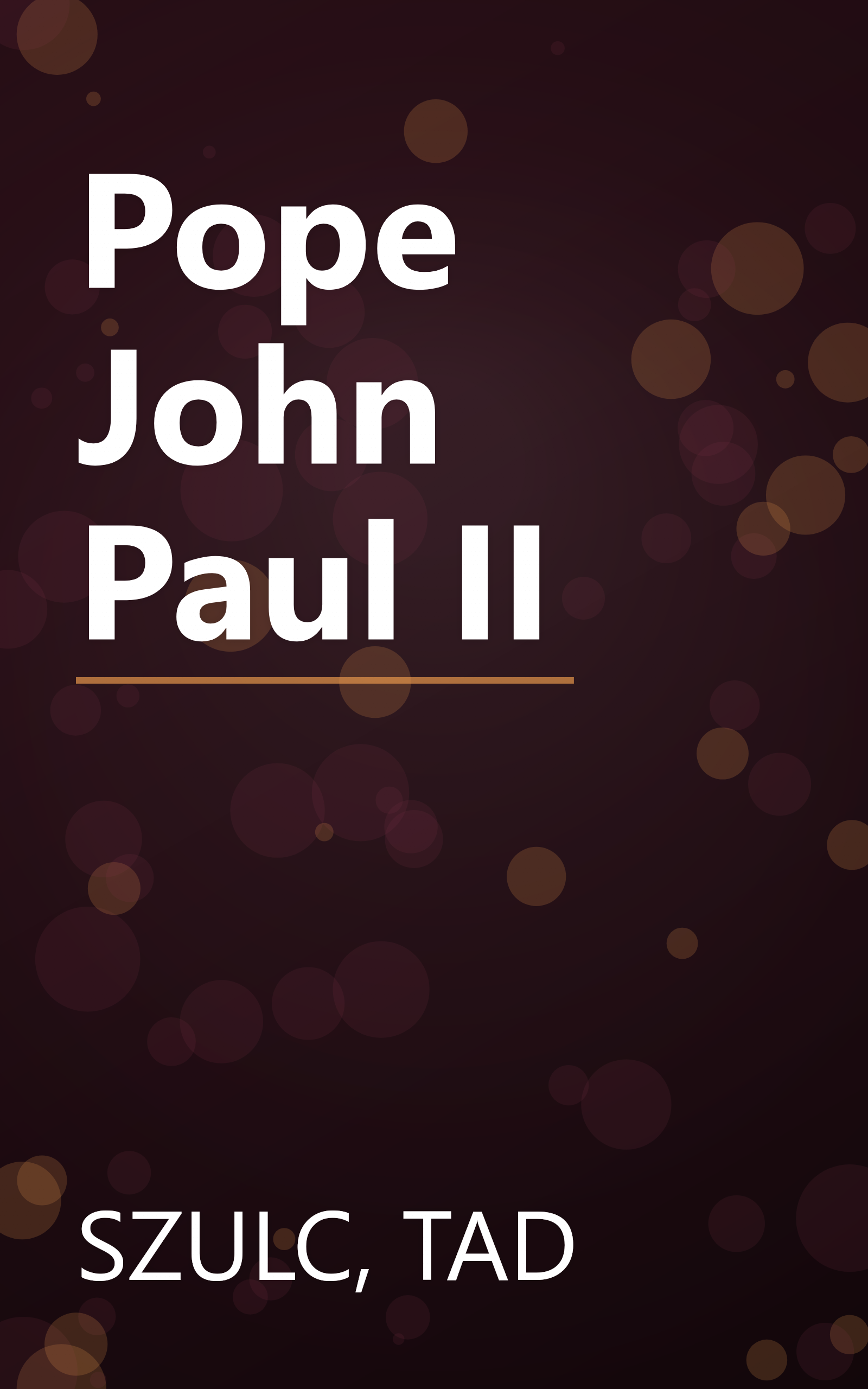 Pope John Paul II book cover