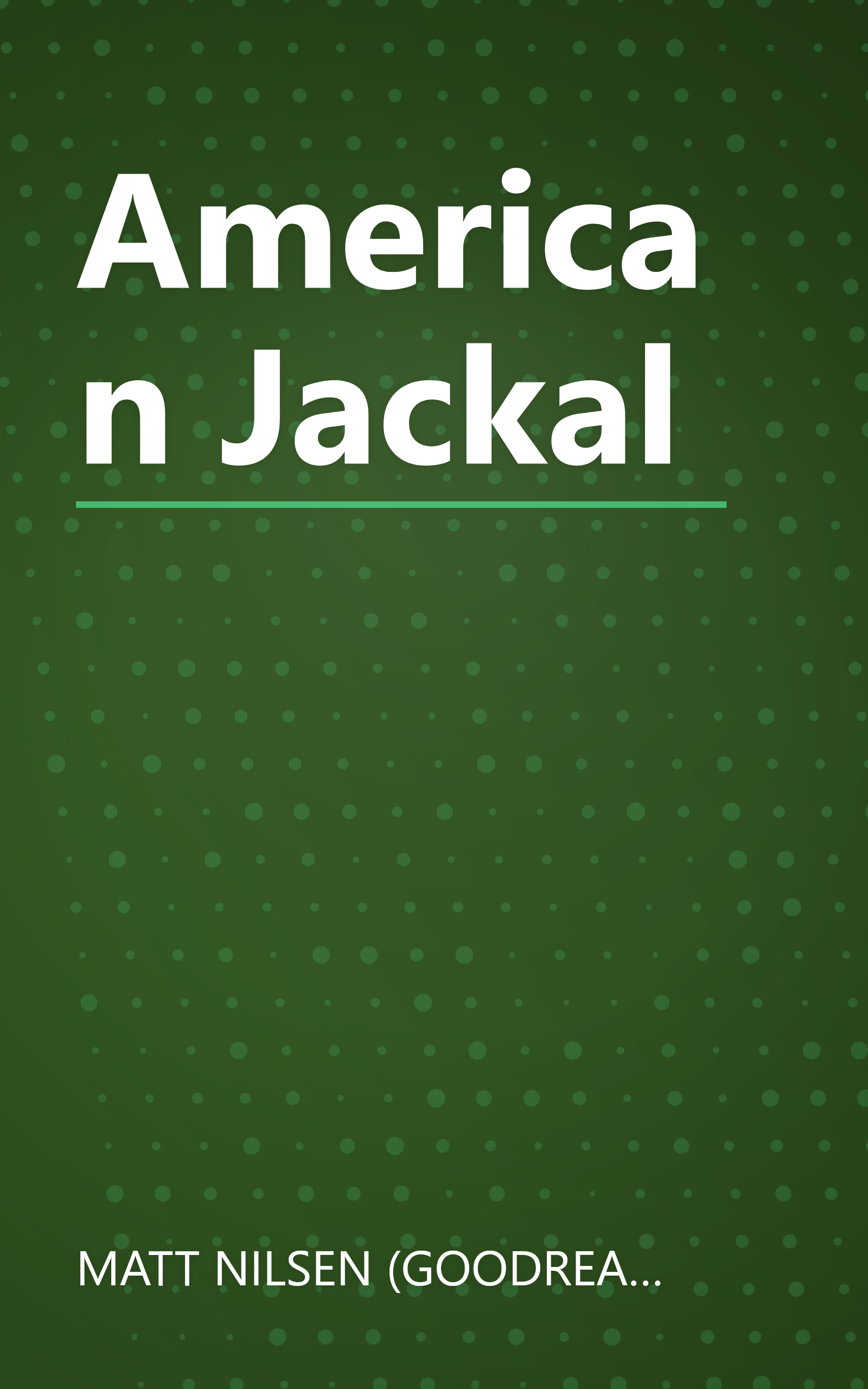 American Jackal book cover