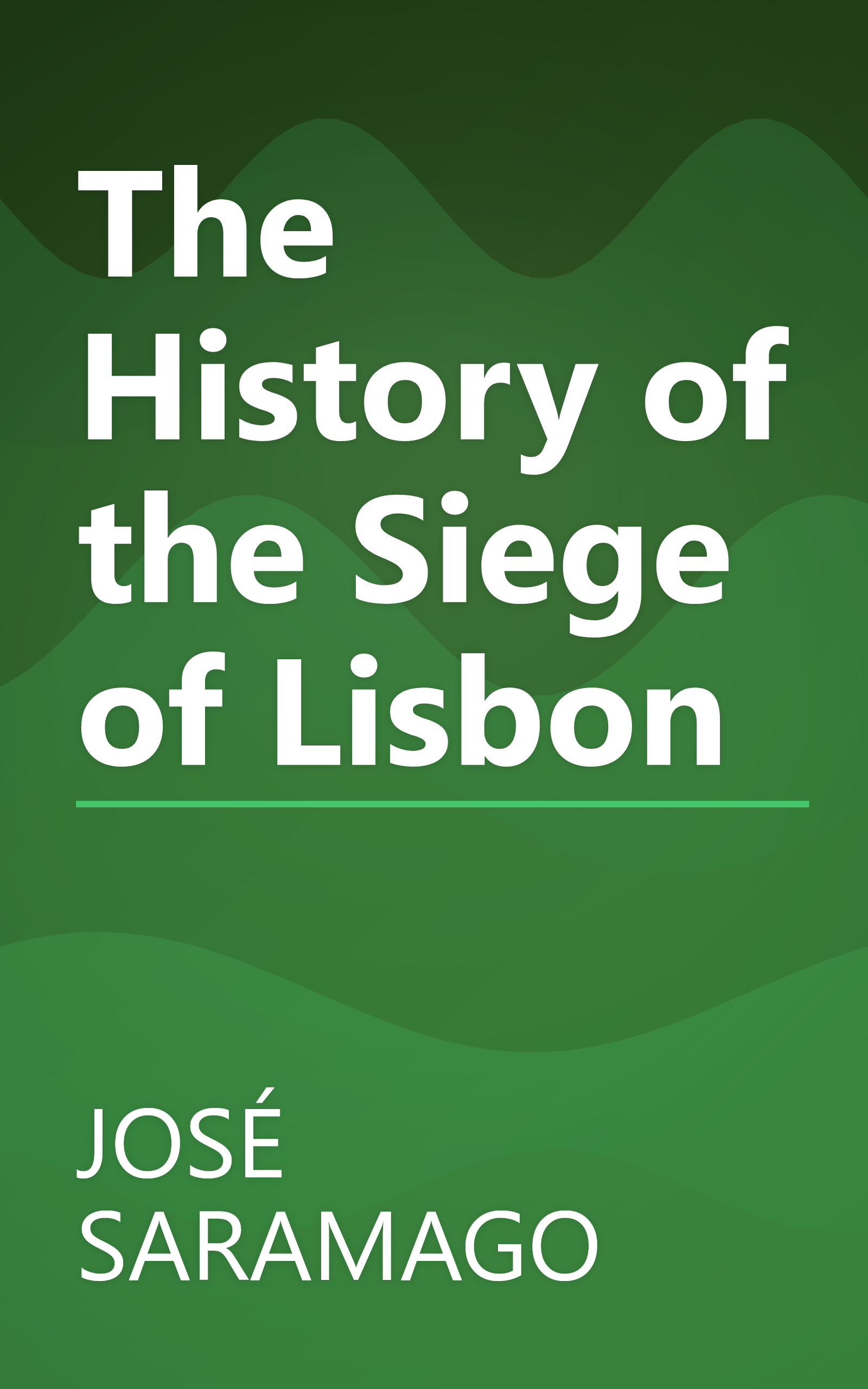 The History of the Siege of Lisbon book cover