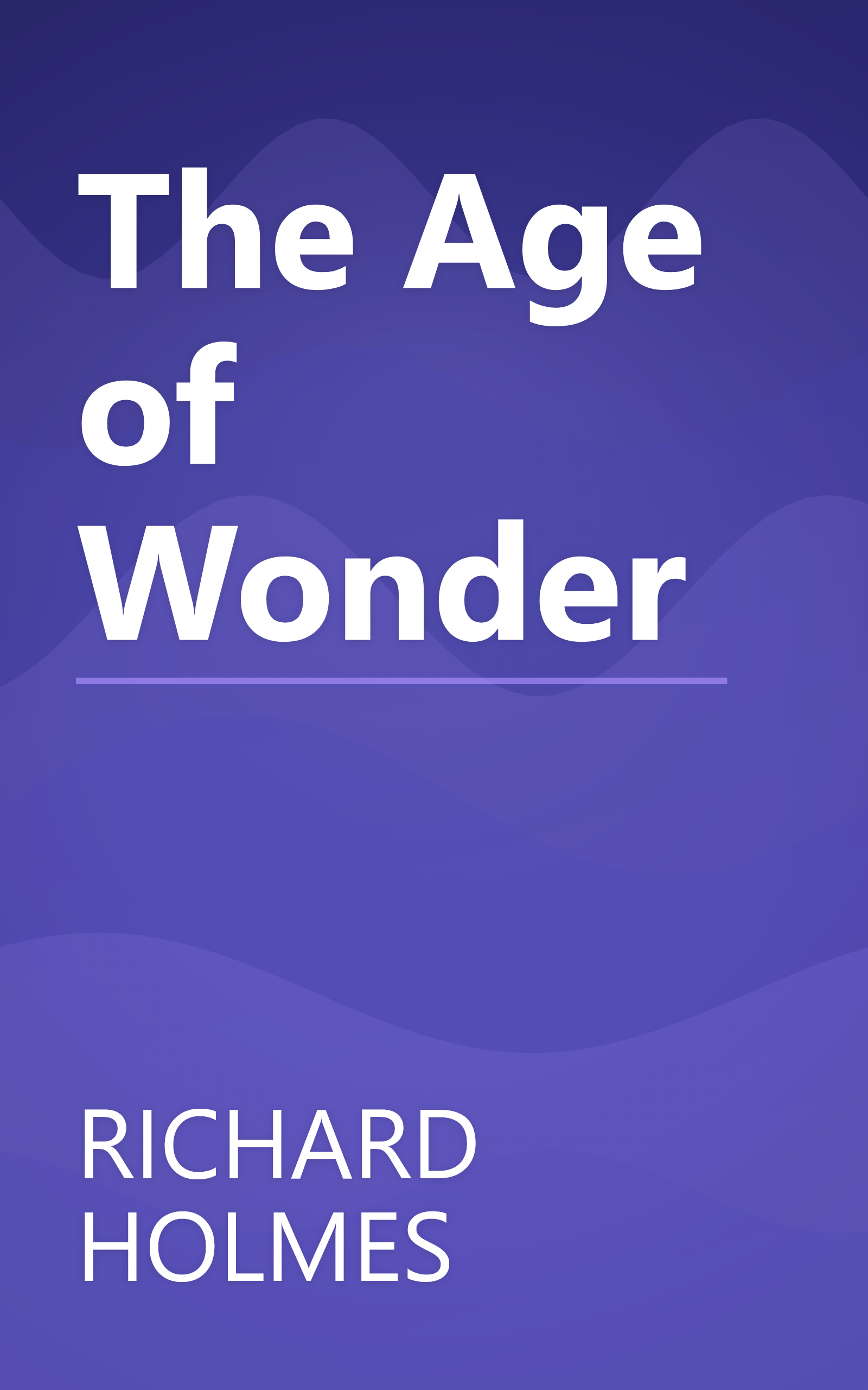 The Age of Wonder book cover