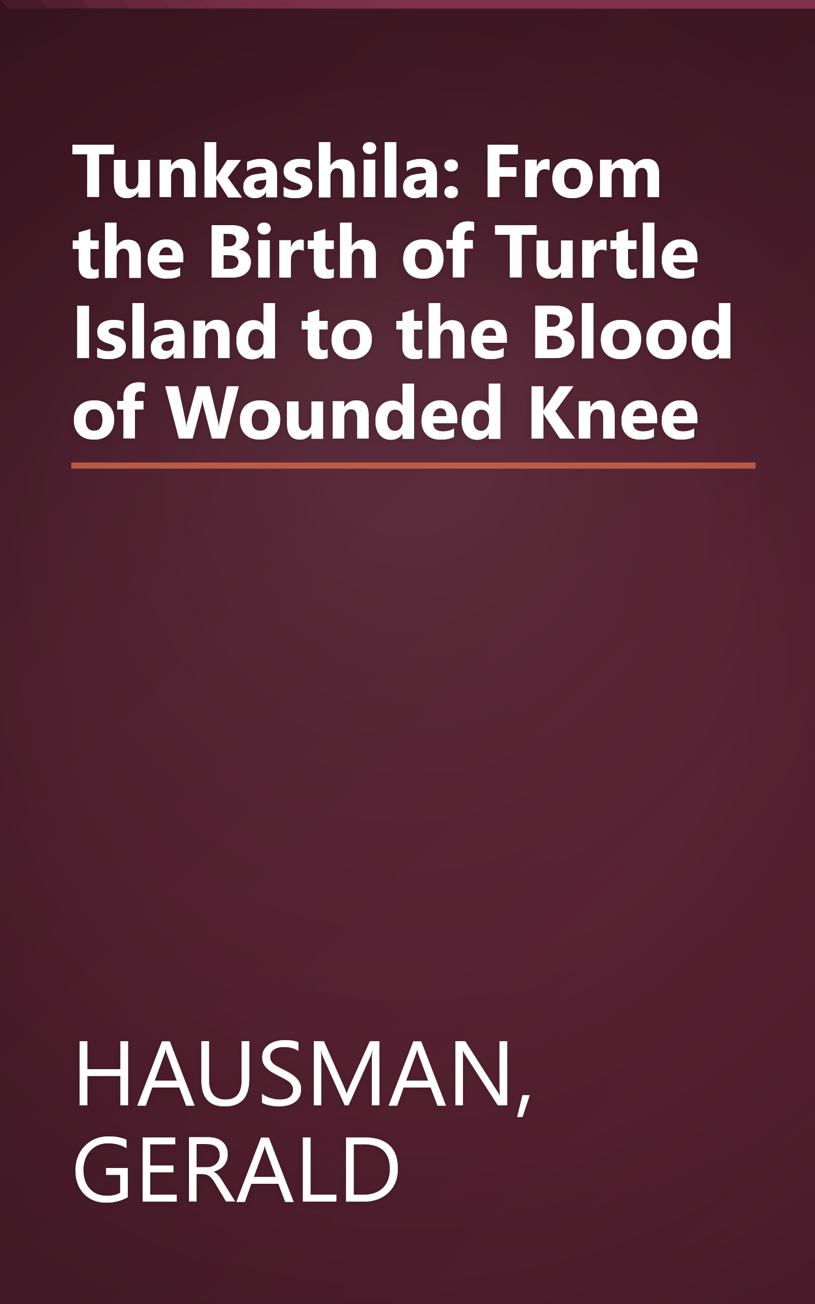 Tunkashila: From the Birth of Turtle Island to the Blood of Wounded Knee book cover