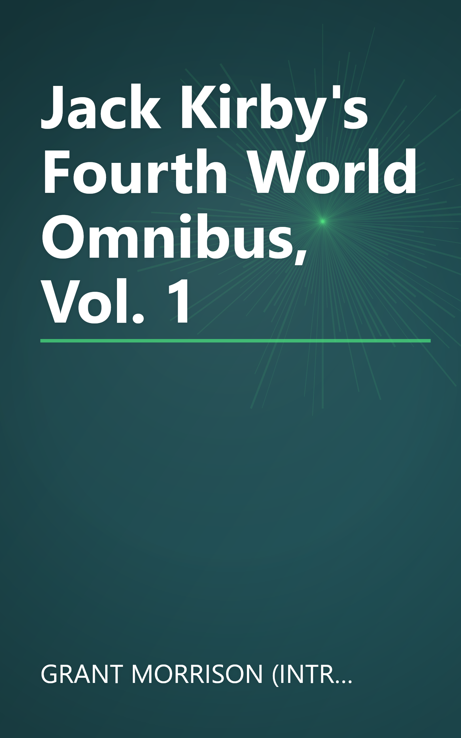 Jack Kirby's Fourth World Omnibus, Vol. 1 book cover