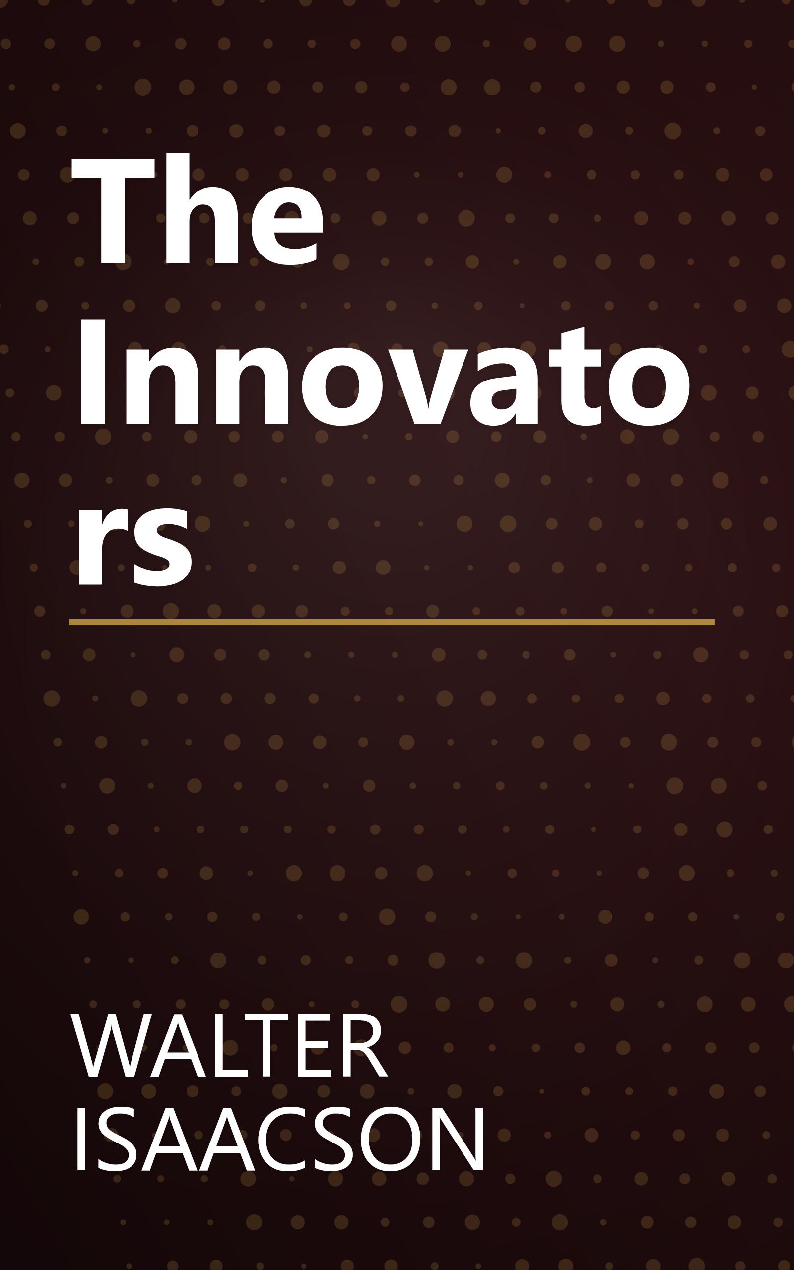 The Innovators book cover