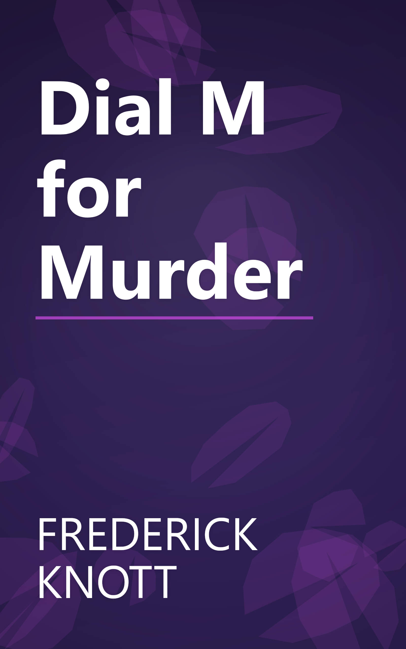 Dial M for Murder book cover