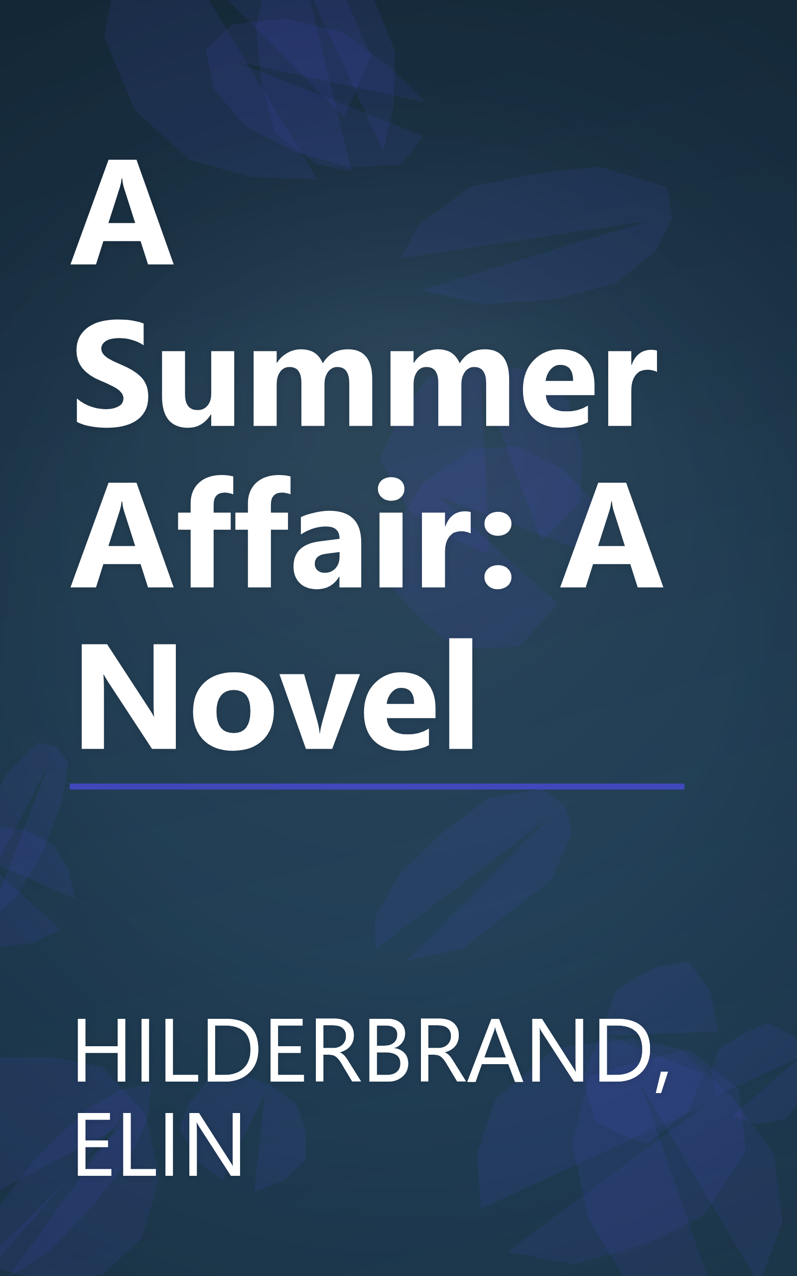 A Summer Affair: A Novel book cover