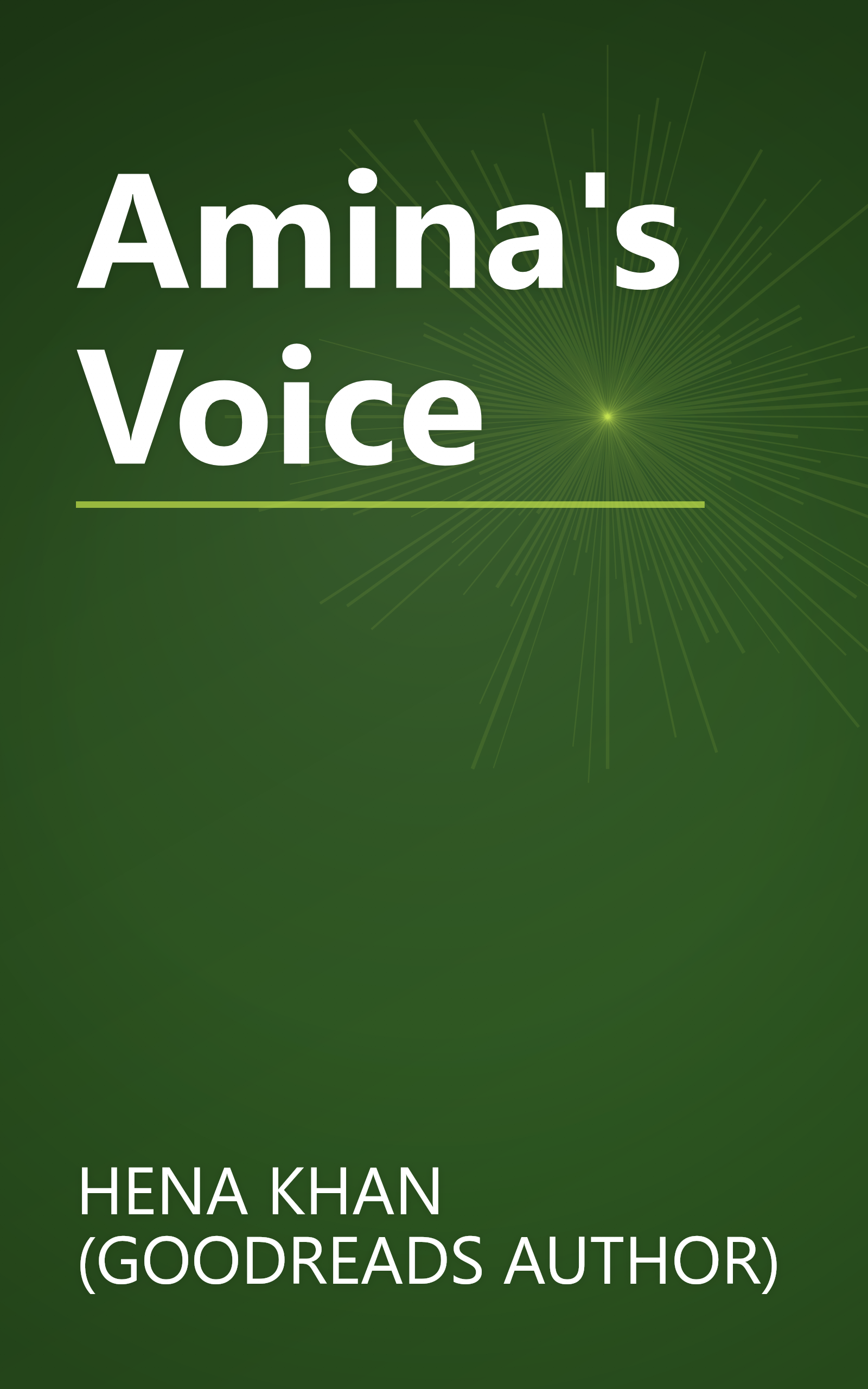 Amina's Voice book cover