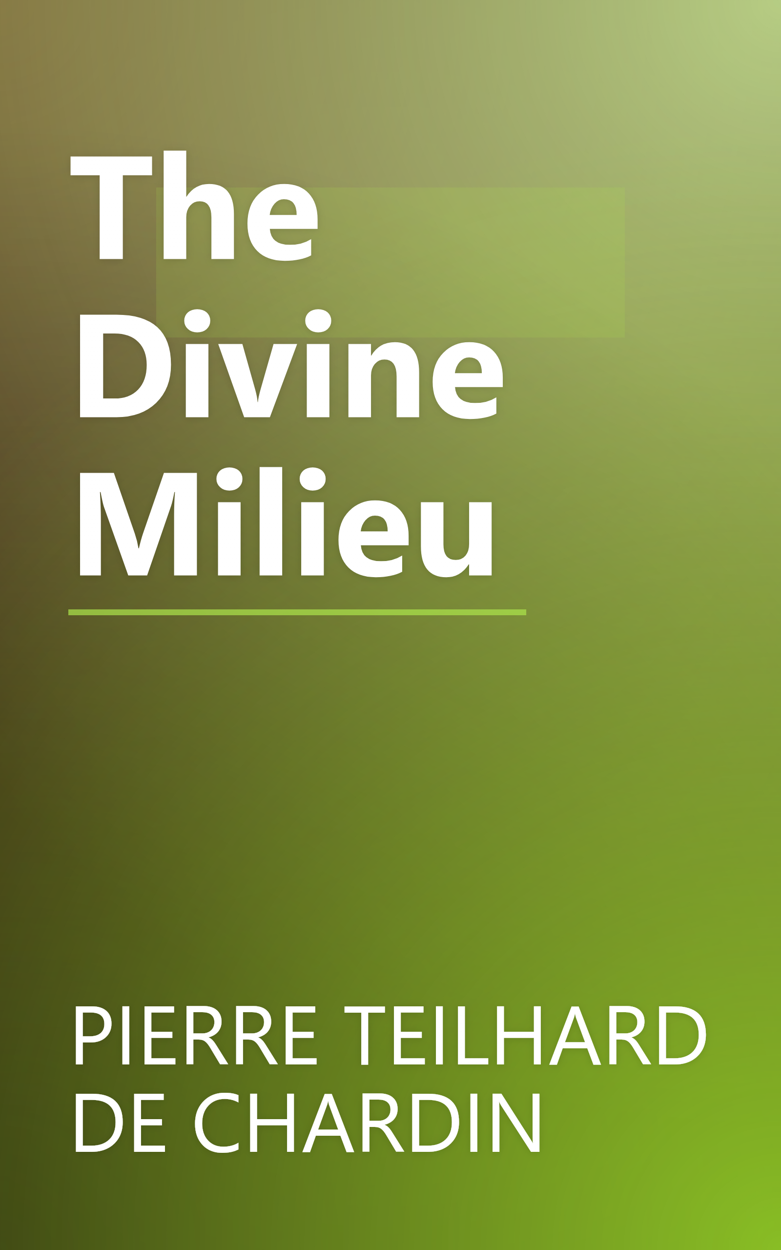 The Divine Milieu book cover