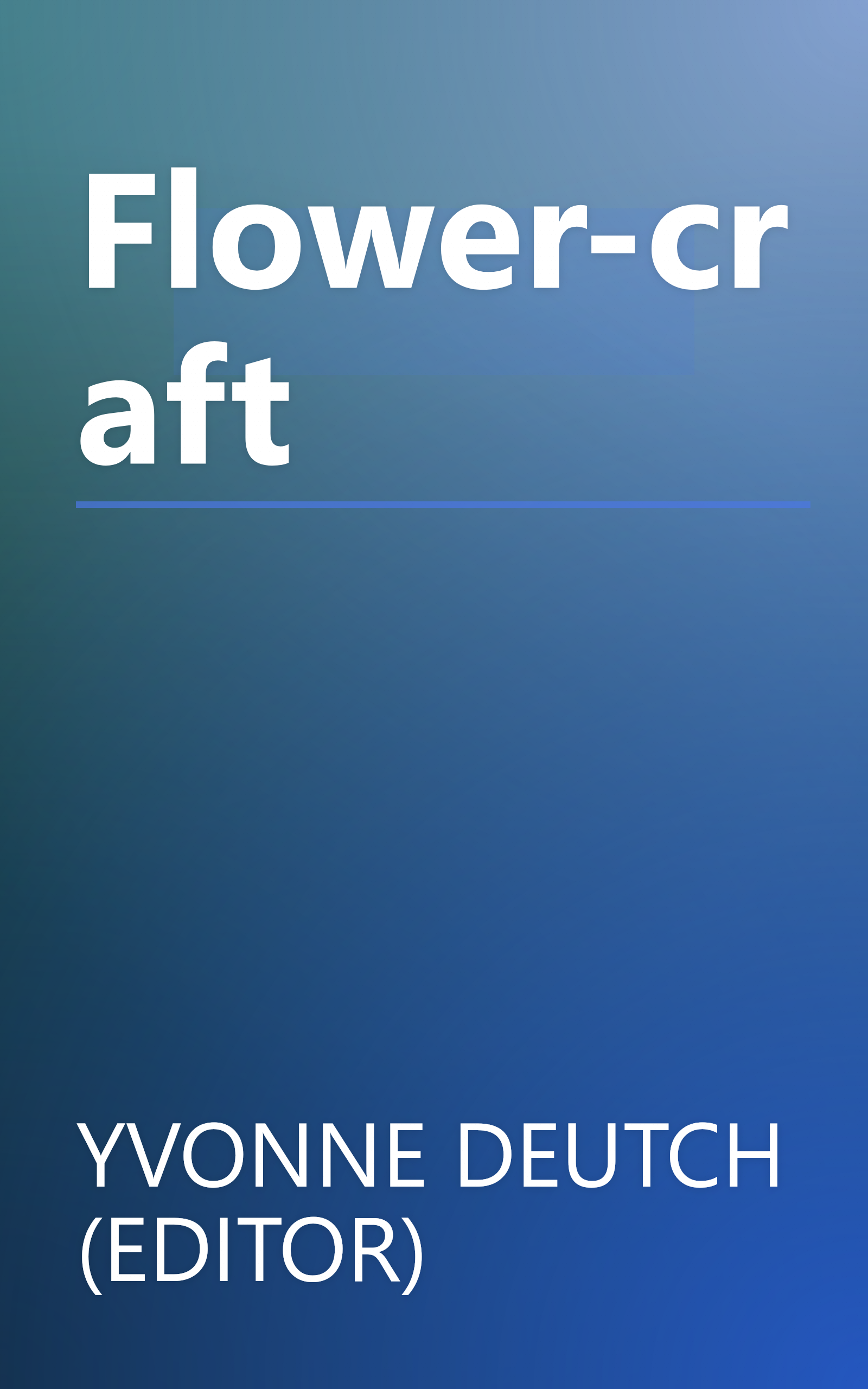 Flower-craft book cover