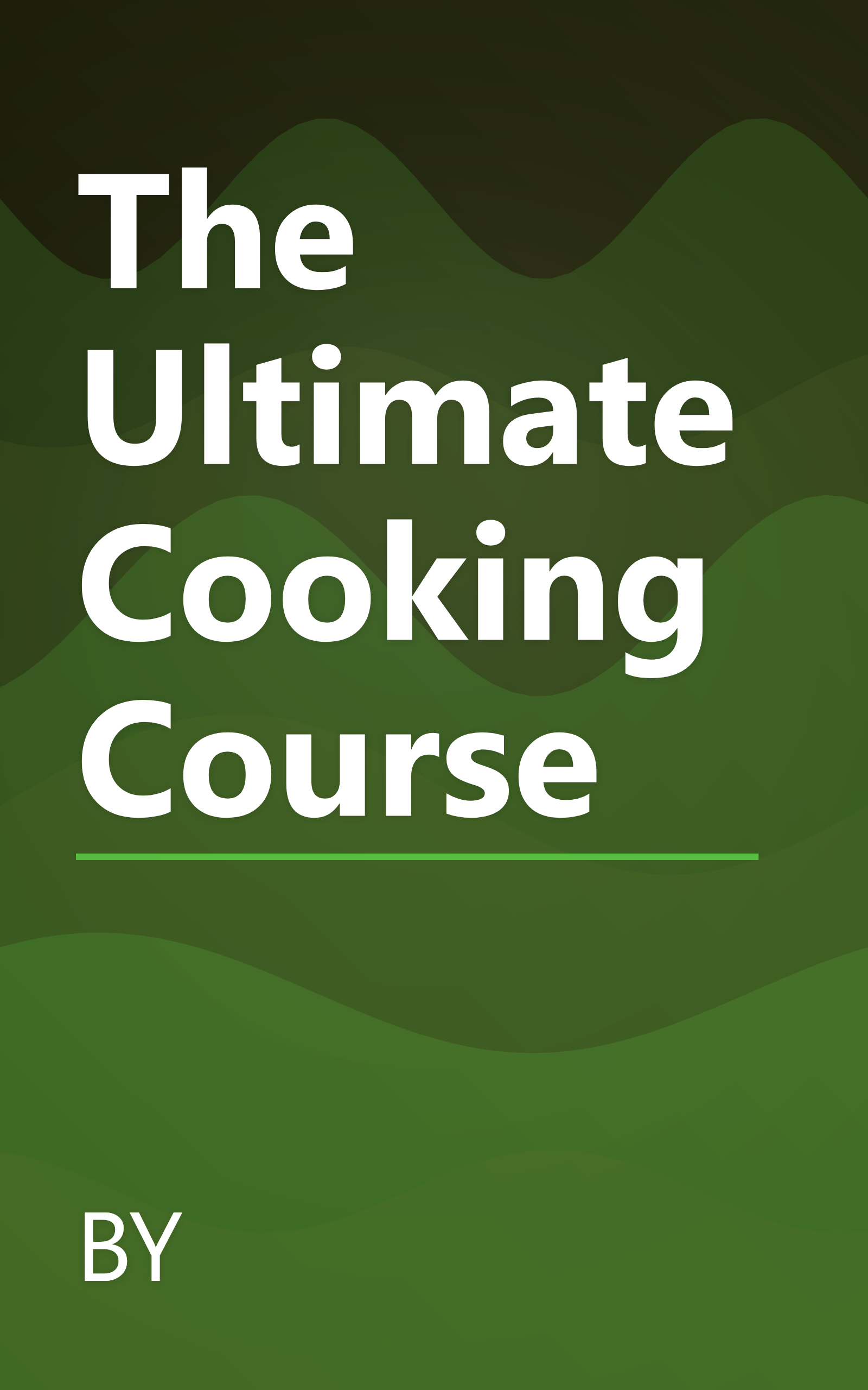 The Ultimate Cooking Course book cover