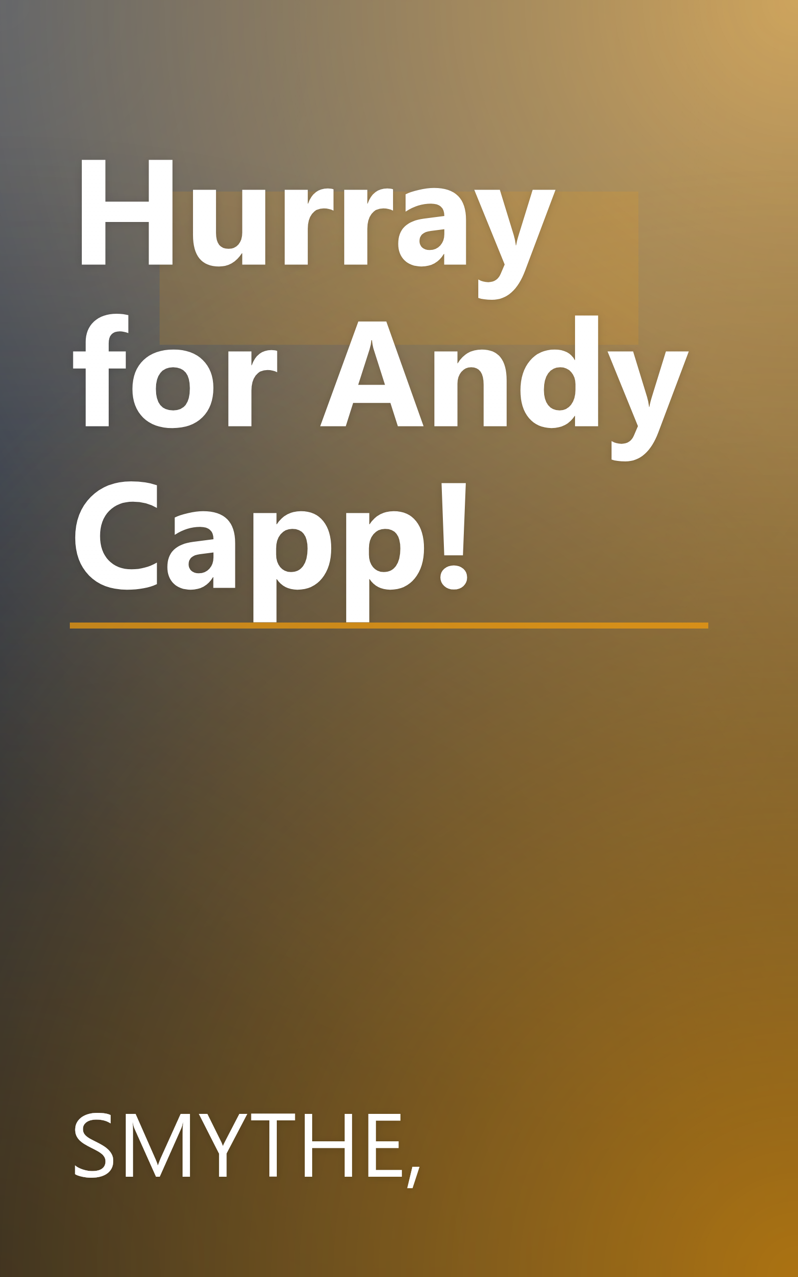 Hurray for Andy Capp! book cover