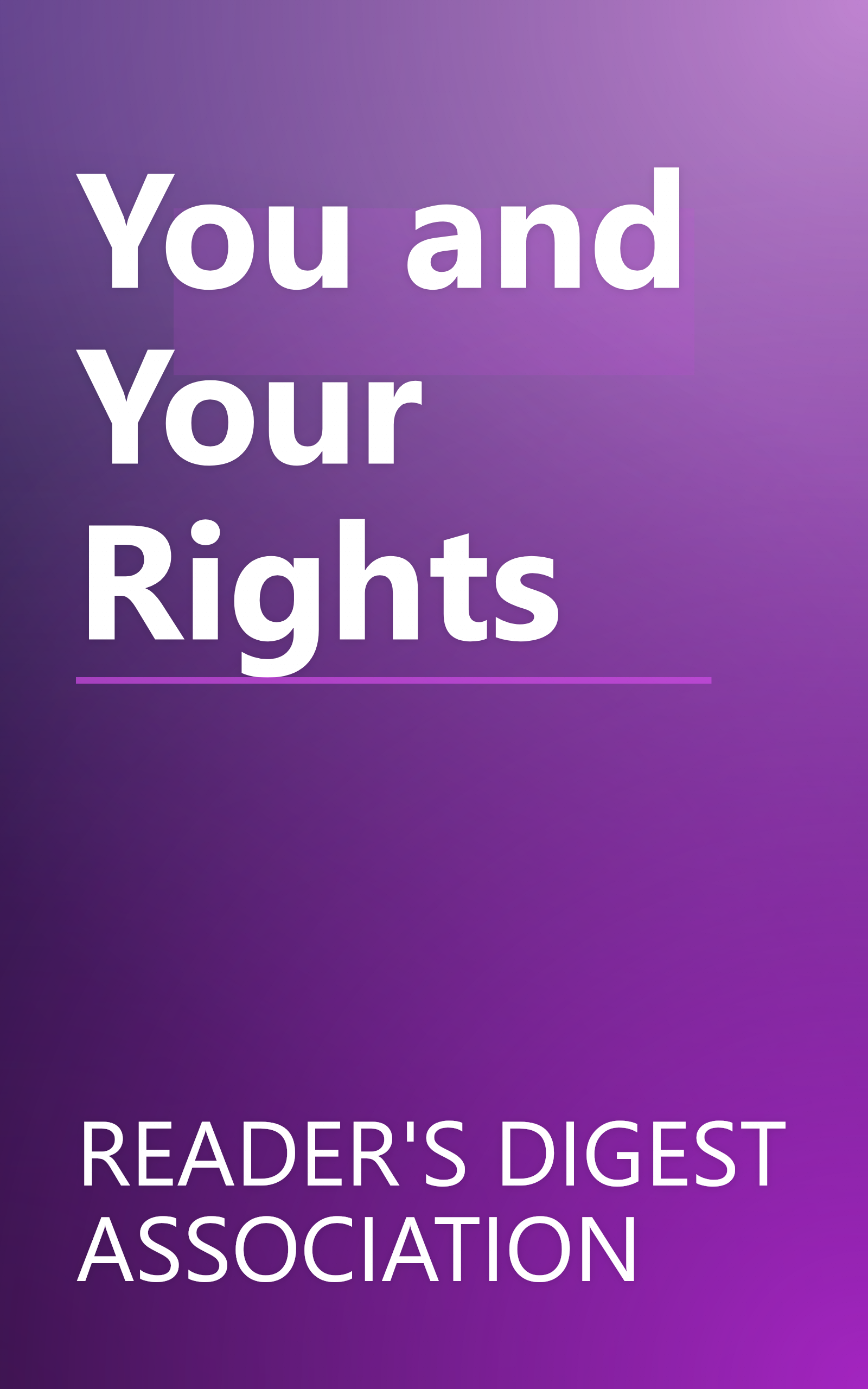 You and Your Rights book cover