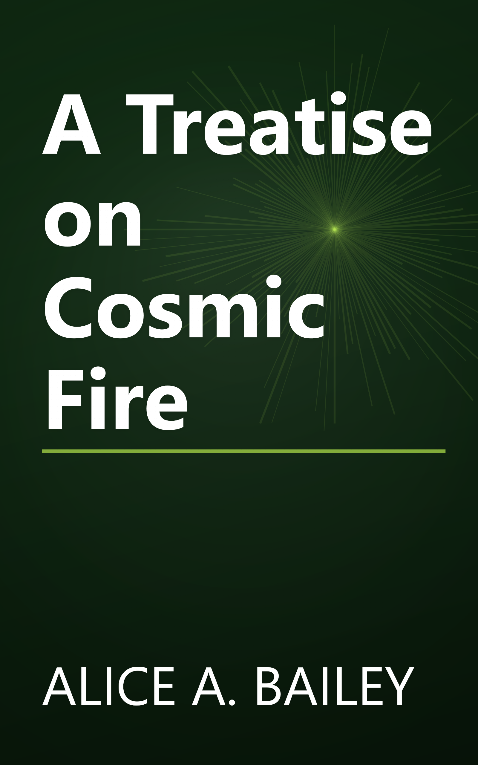 A Treatise on Cosmic Fire book cover