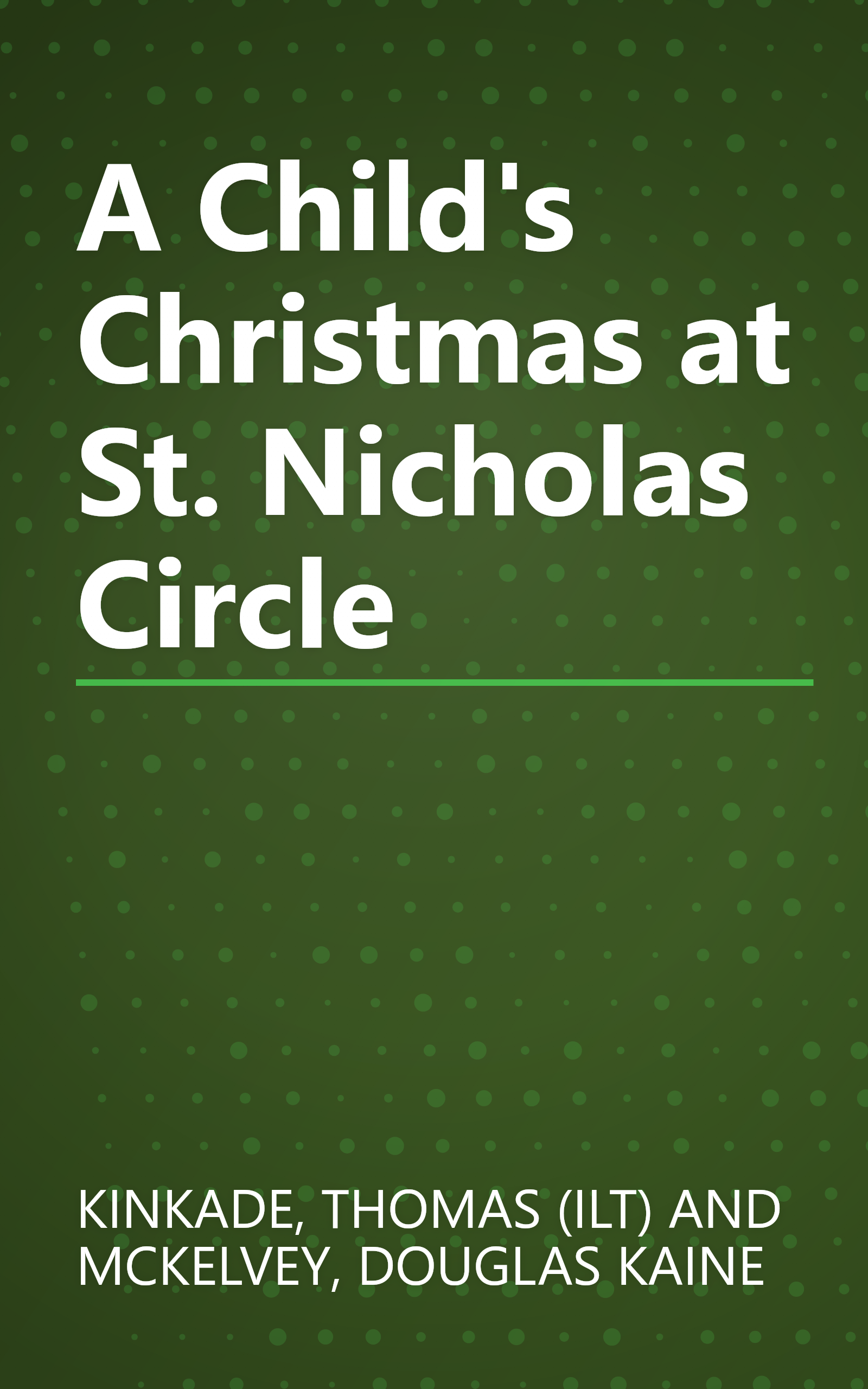 A Child's Christmas at St. Nicholas Circle book cover