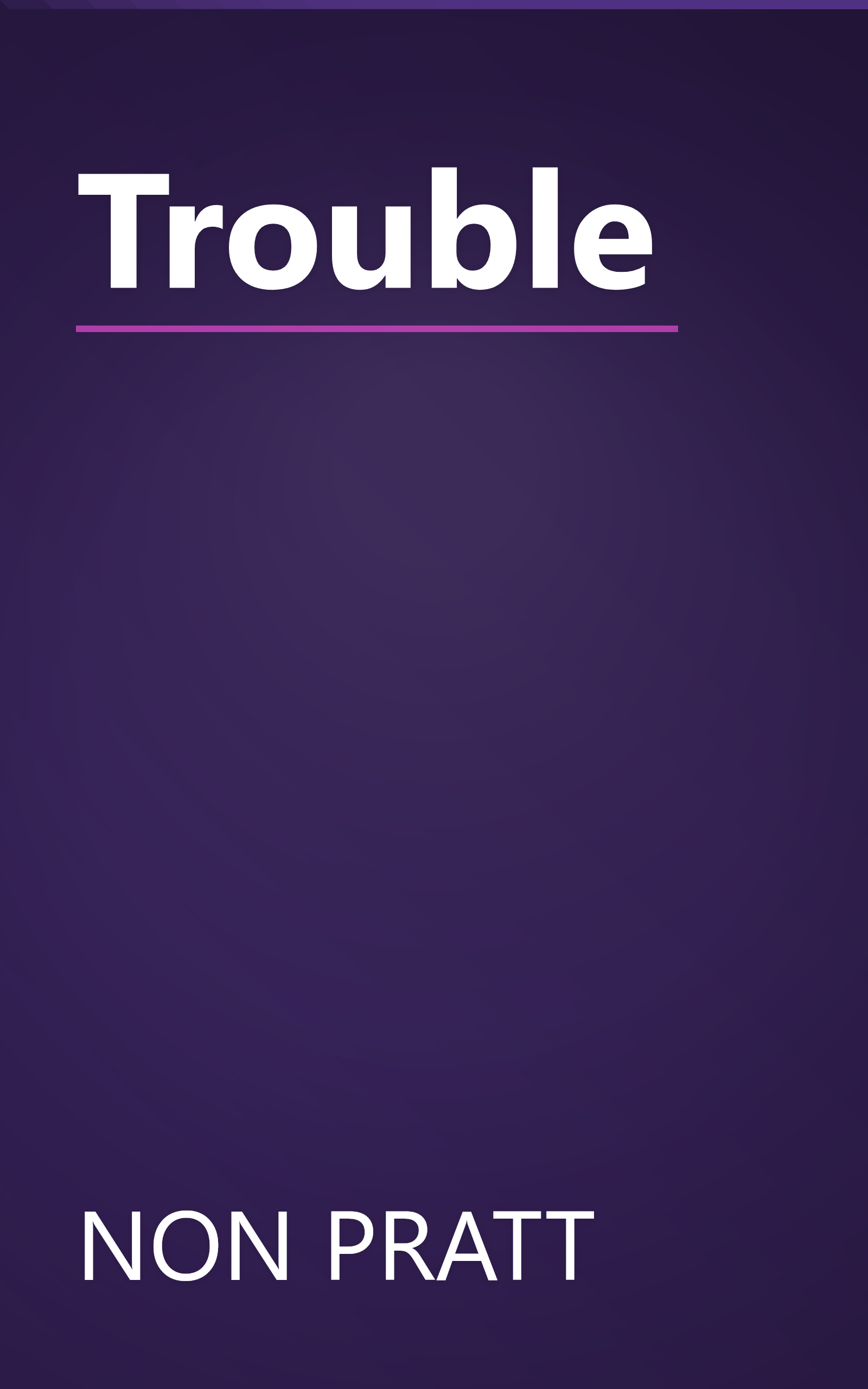 Trouble book cover