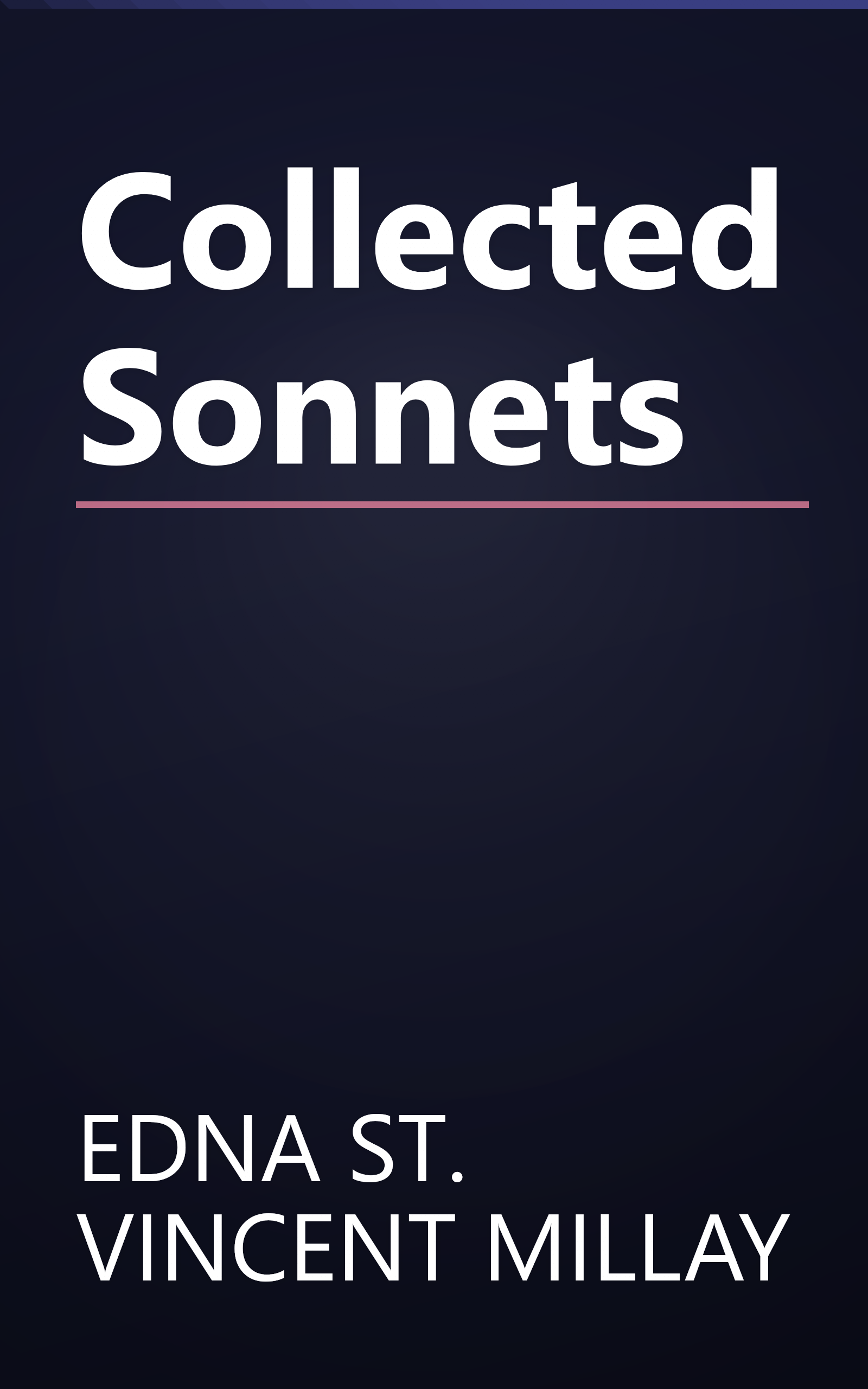 Collected Sonnets book cover