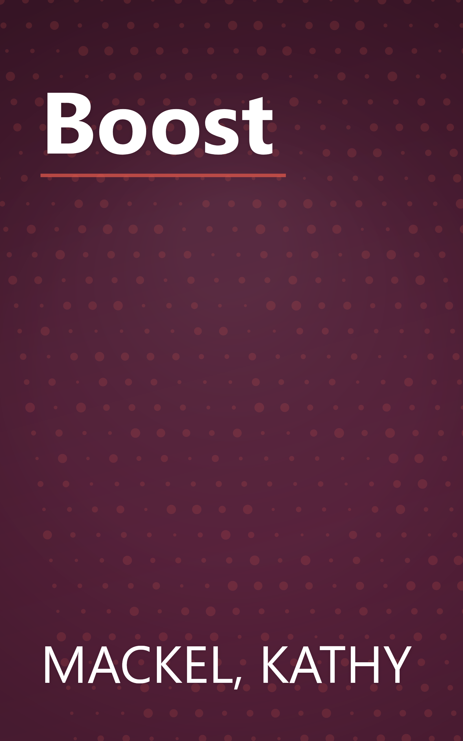Boost book cover