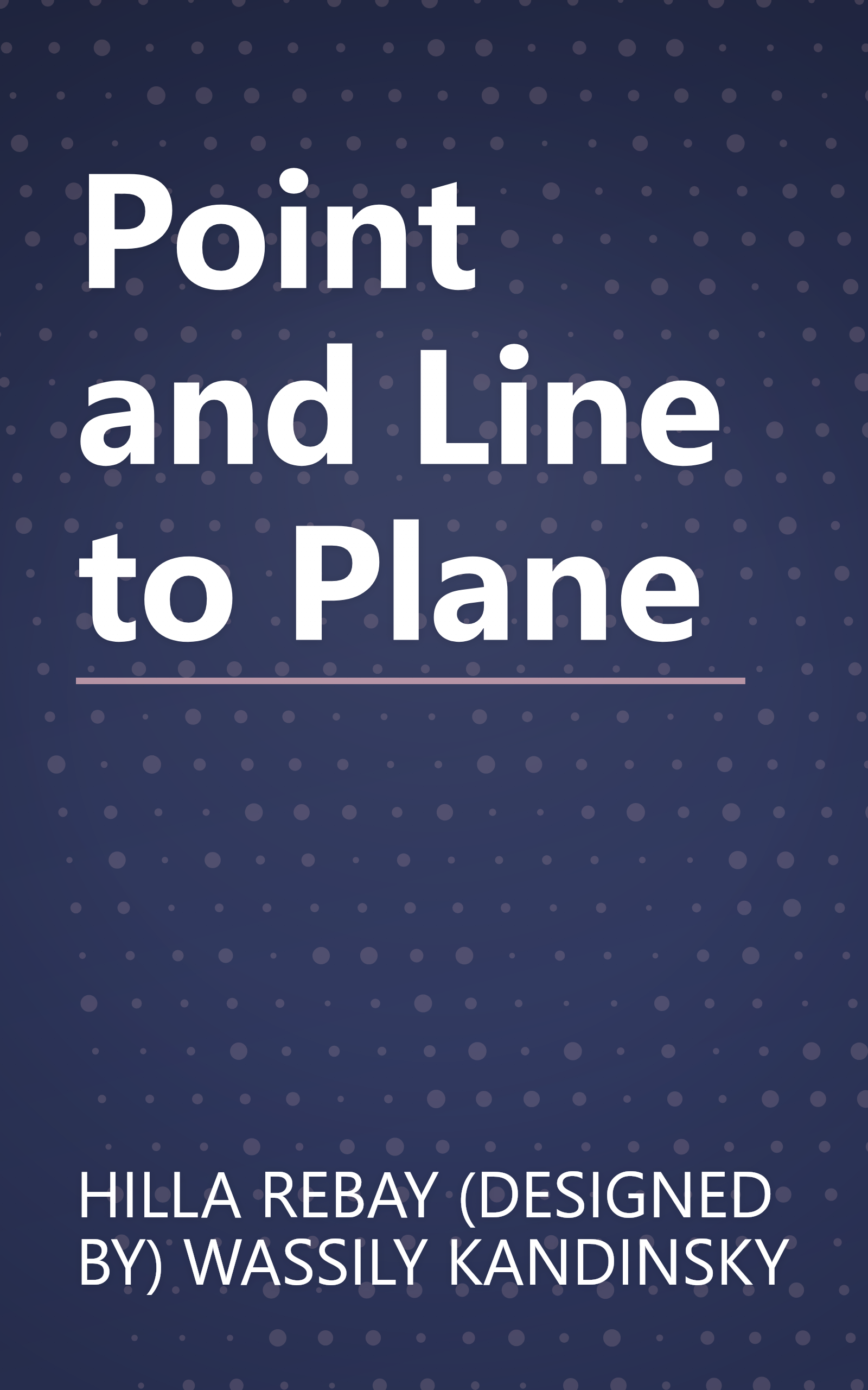 Point and Line to Plane book cover