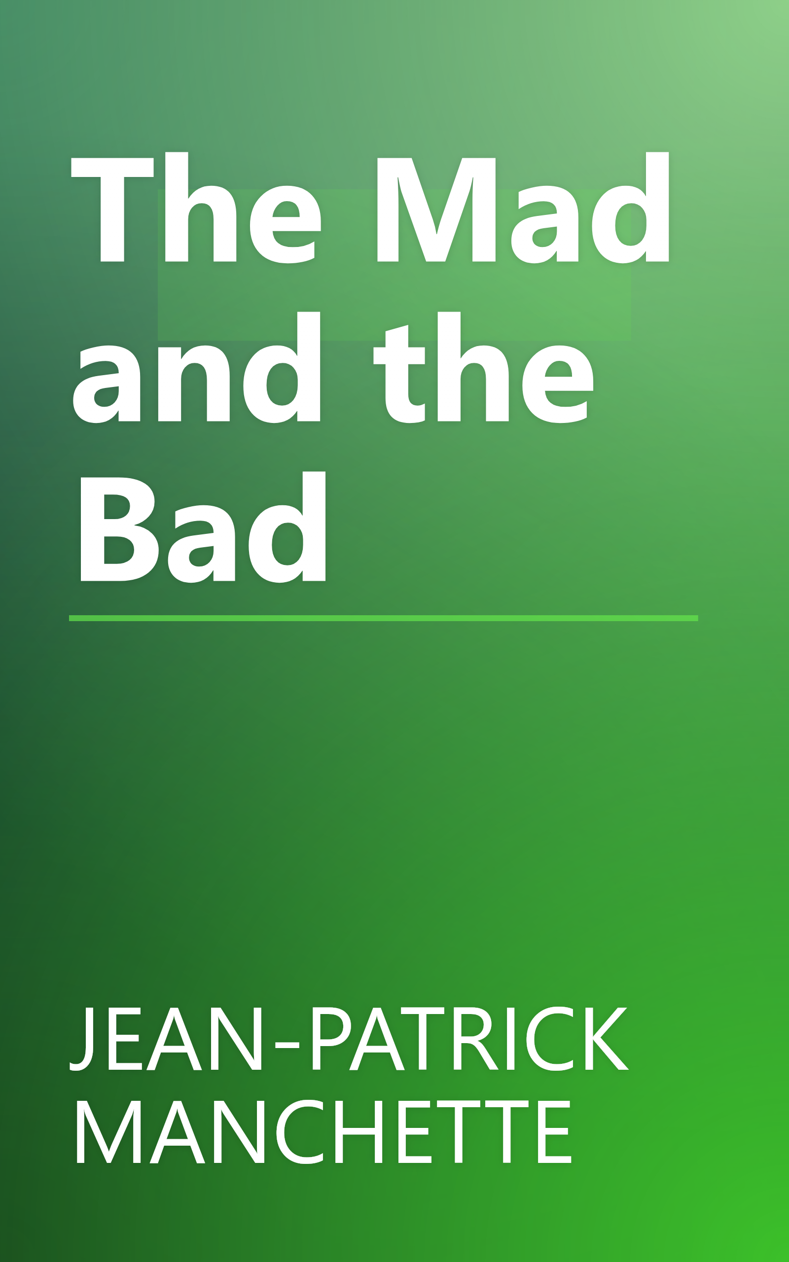The Mad and the Bad book cover