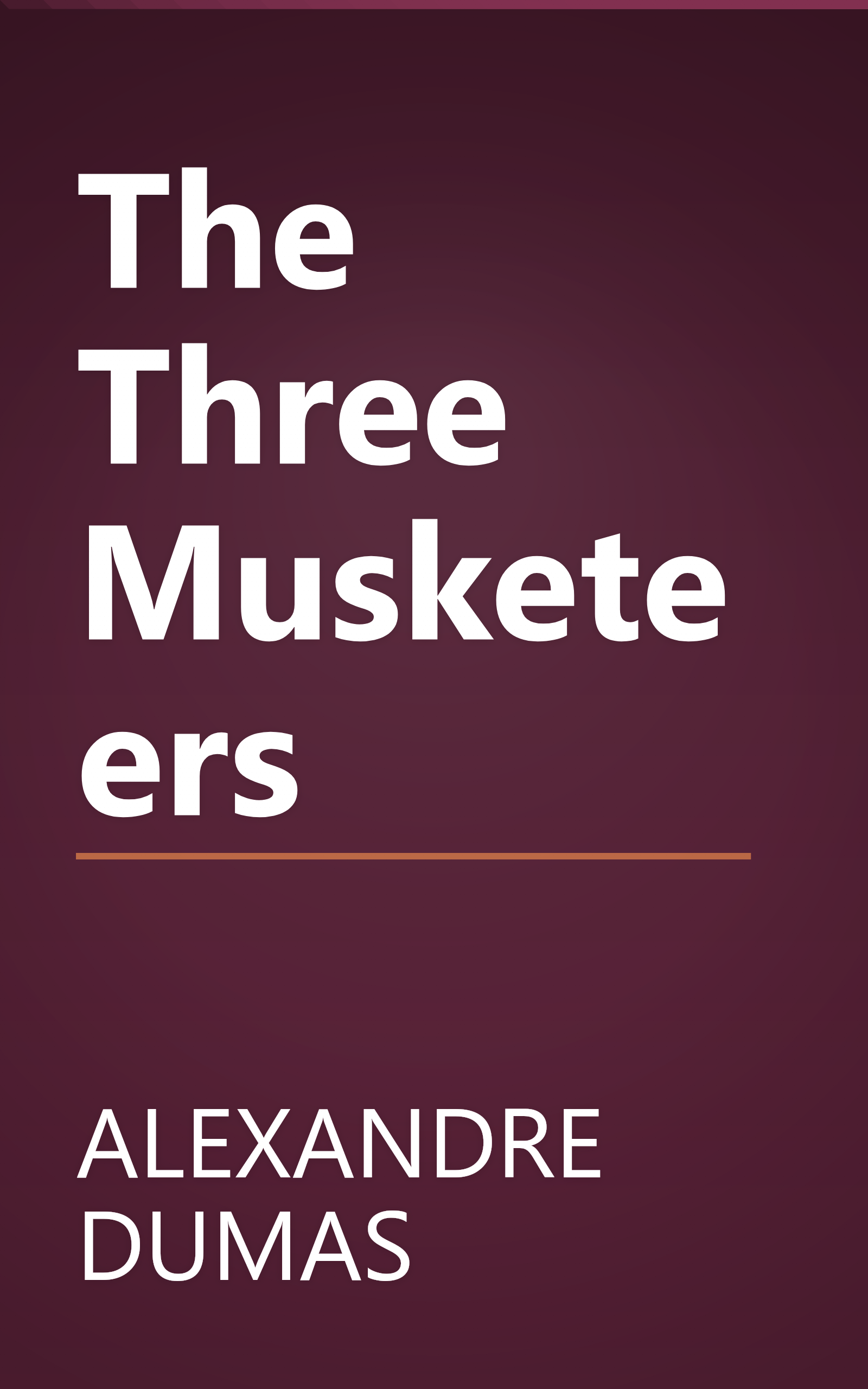 The Three Musketeers book cover