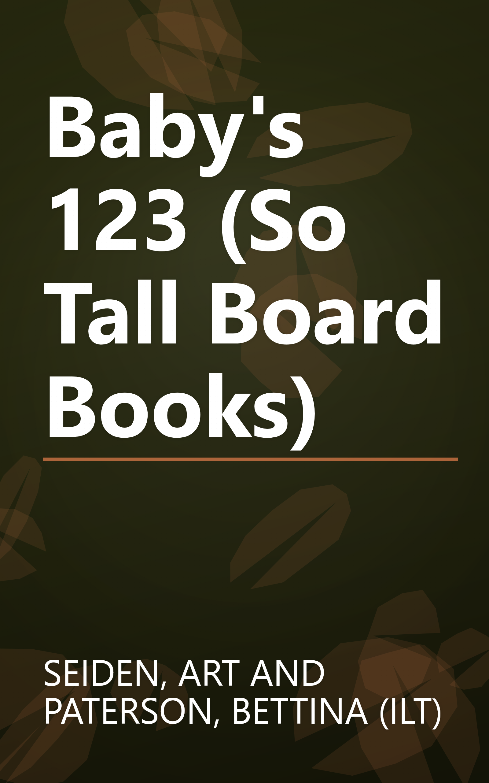 Baby's 123 (So Tall Board Books) book cover