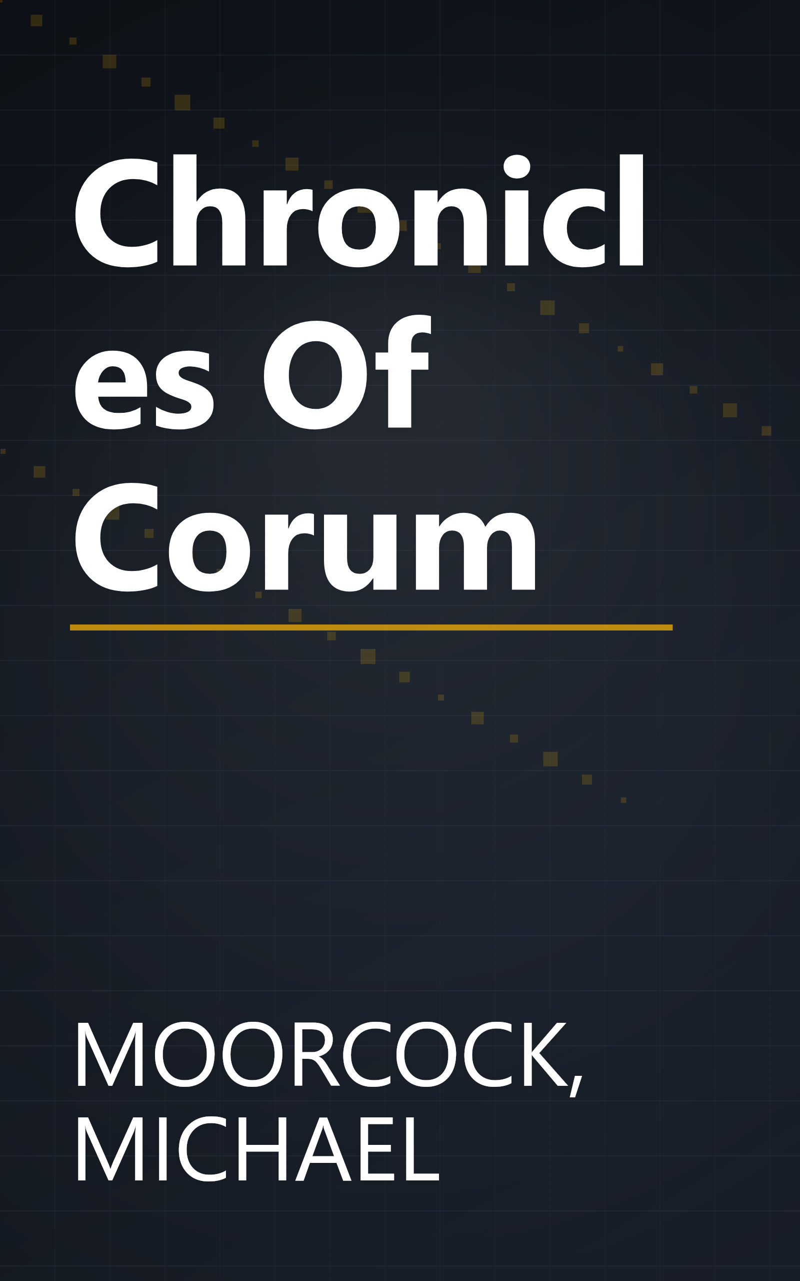 Chronicles Of Corum book cover