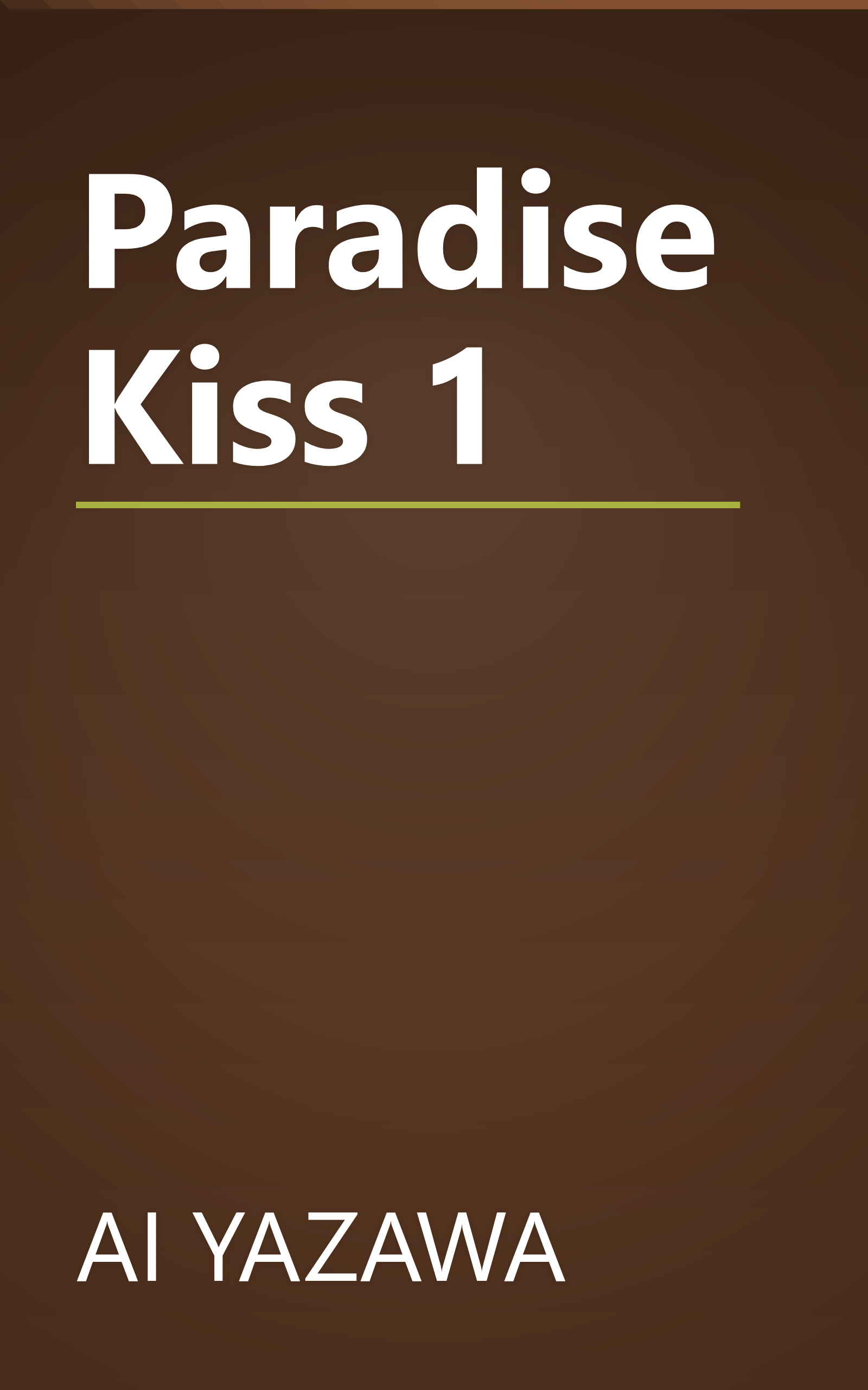 Paradise Kiss 1 book cover