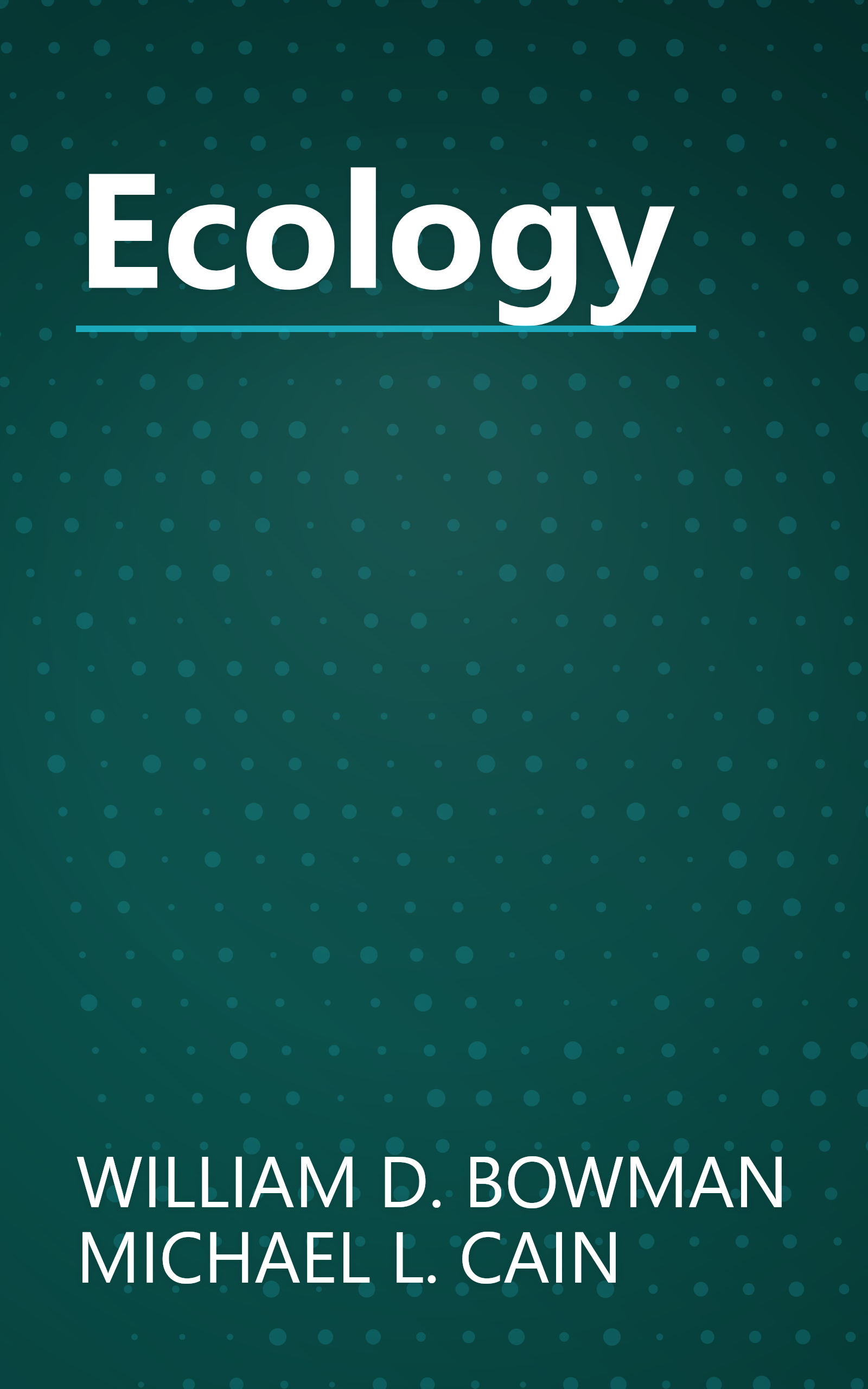 Ecology book cover