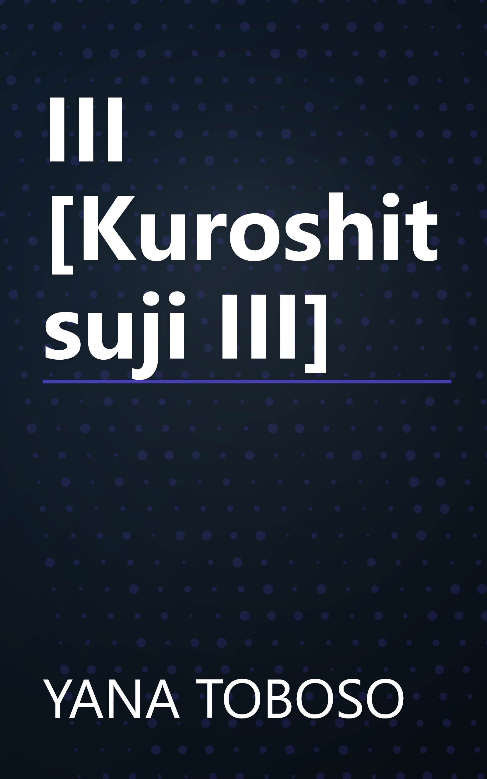 III [Kuroshitsuji III] book cover