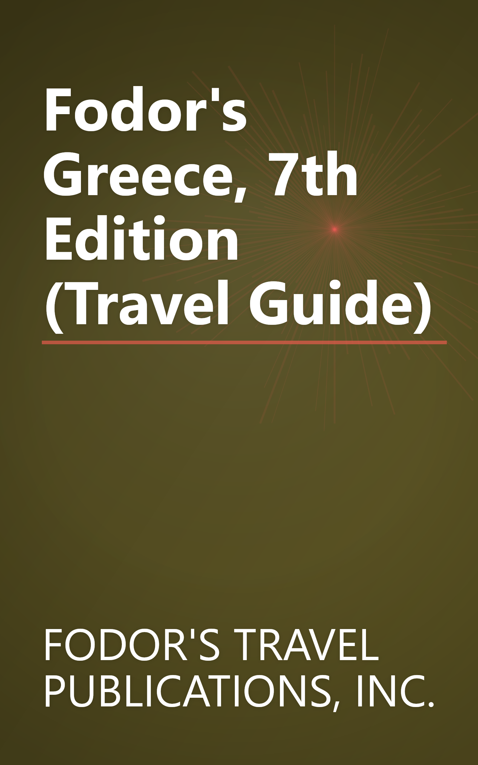 Fodor's Greece, 7th Edition (Travel Guide) book cover