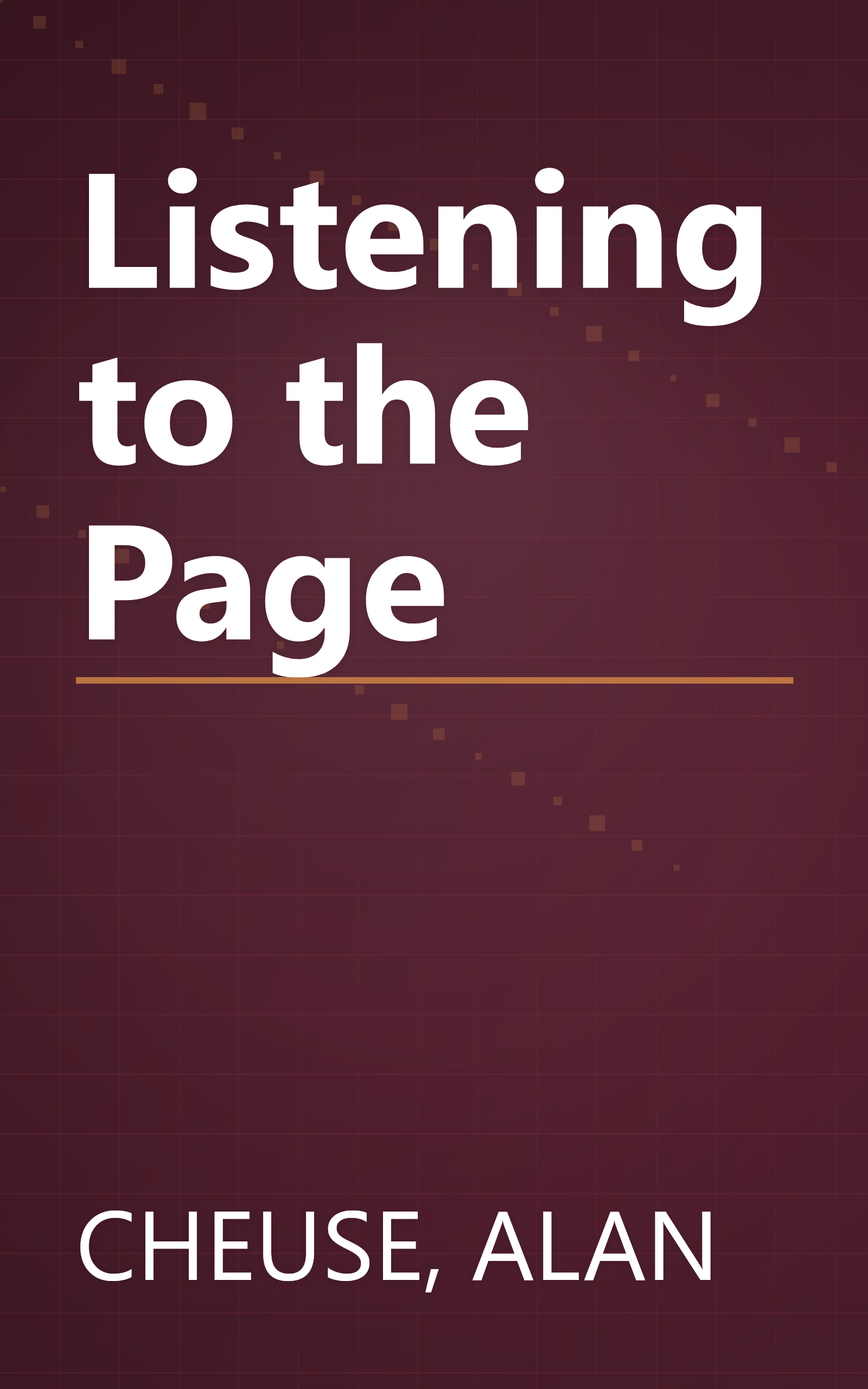 Listening to the Page book cover