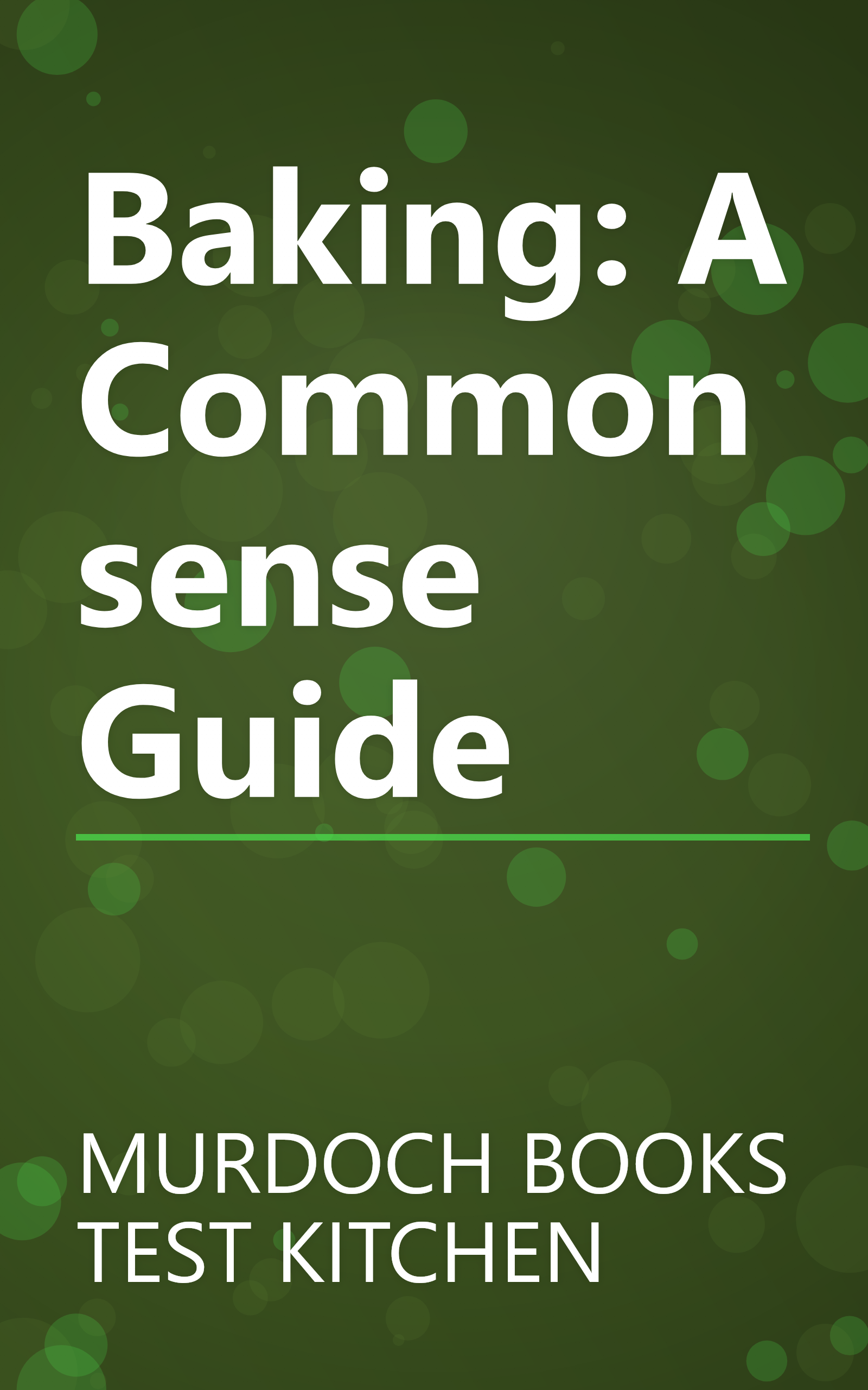 Baking: A Commonsense Guide book cover