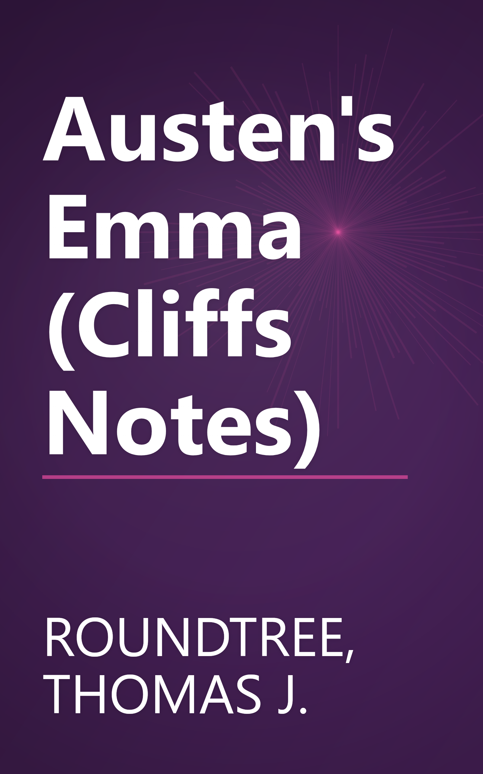 Austen's Emma (Cliffs Notes) book cover