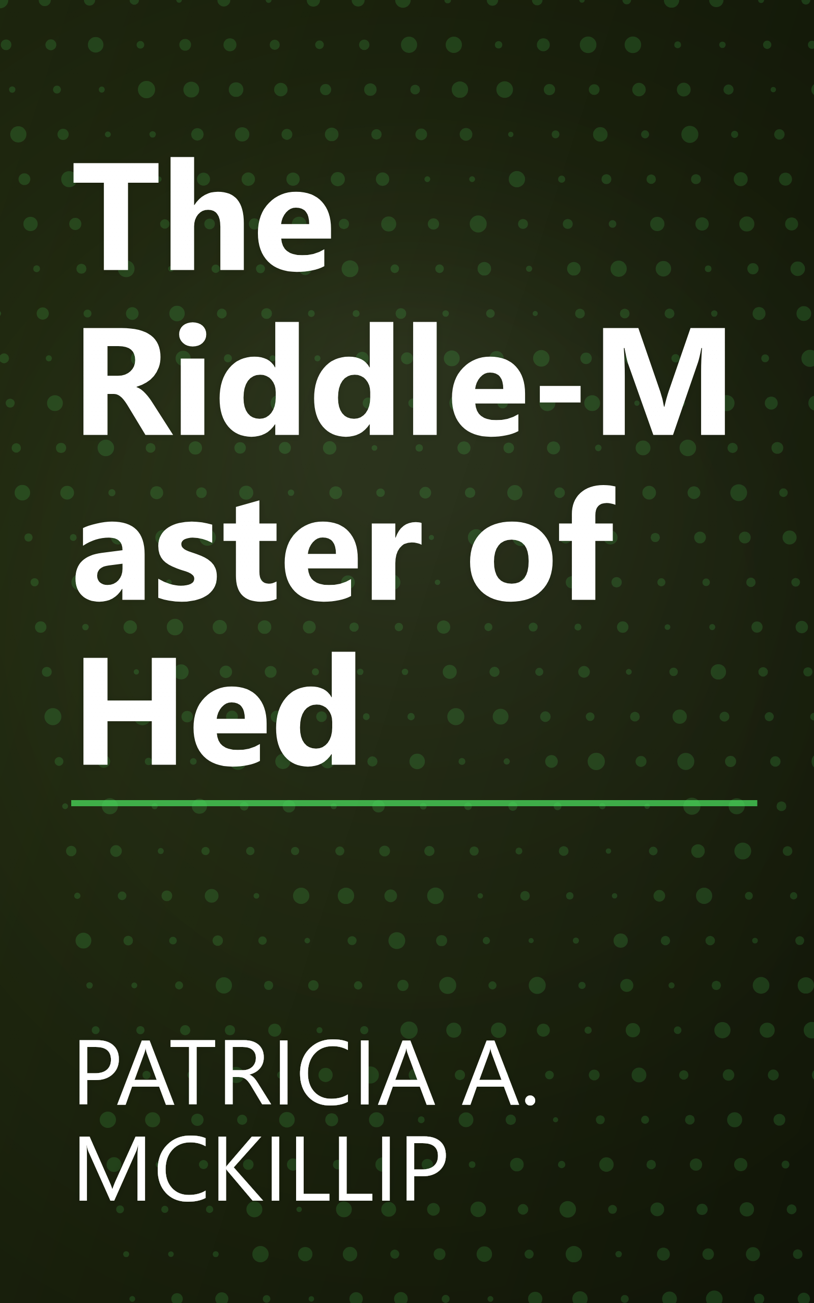 The Riddle-Master of Hed book cover