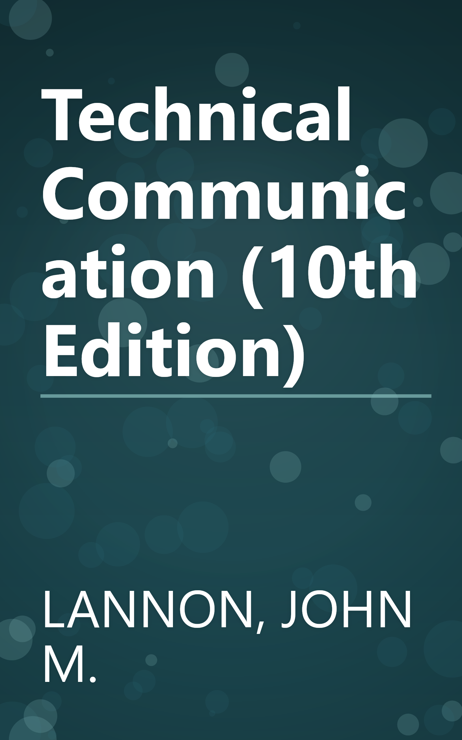 Technical Communication (10th Edition) book cover