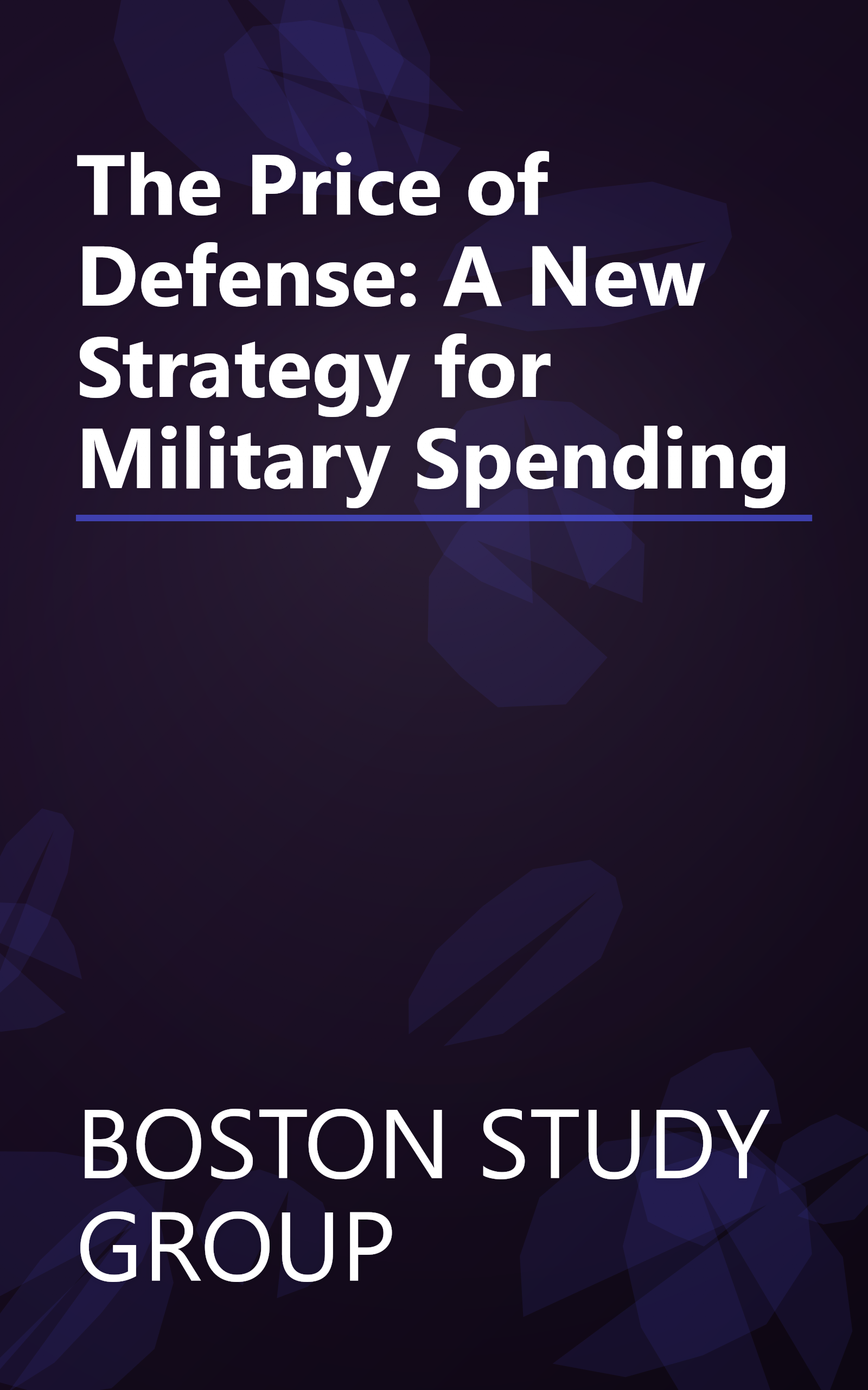 The Price of Defense: A New Strategy for Military Spending book cover