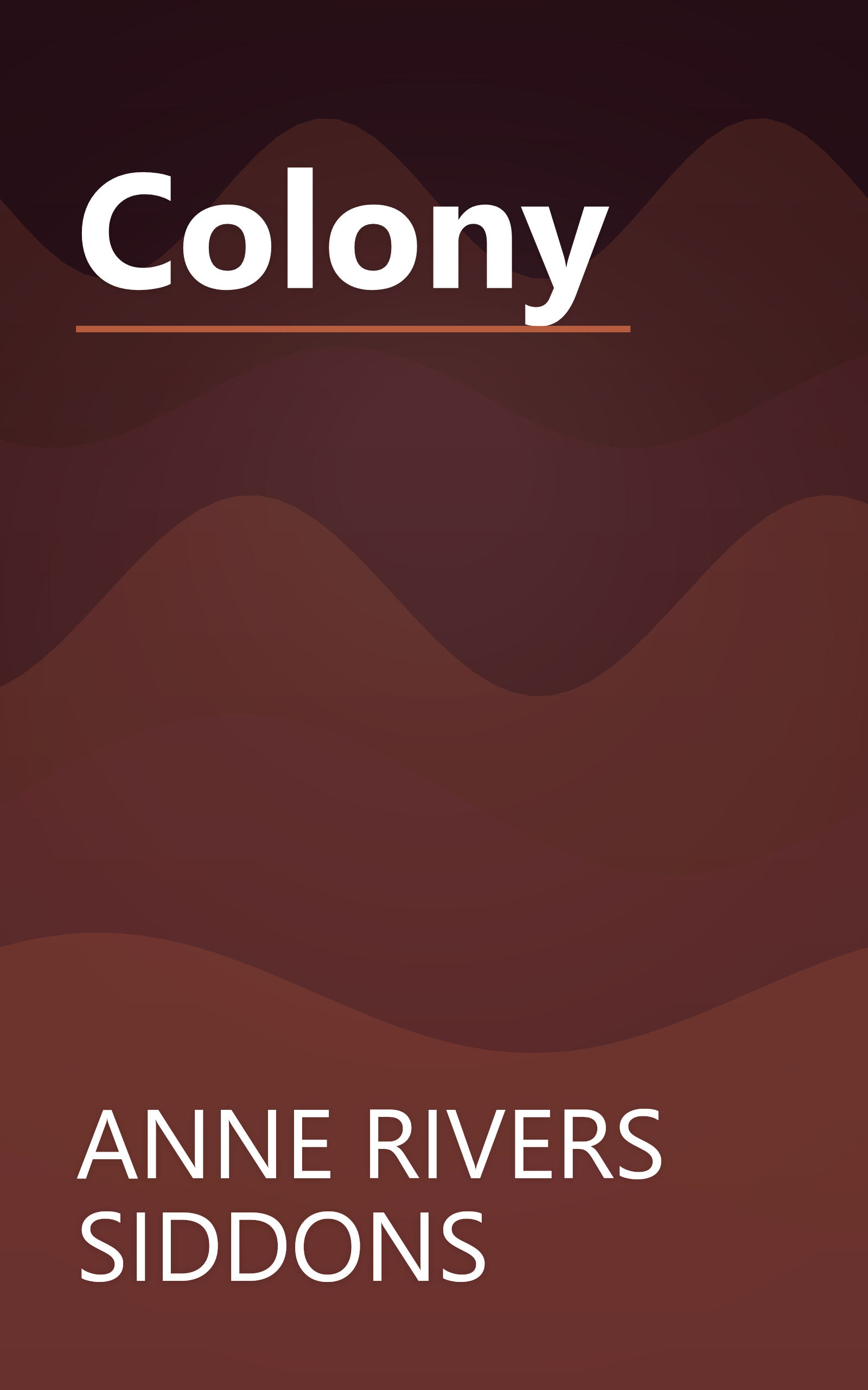 Colony book cover