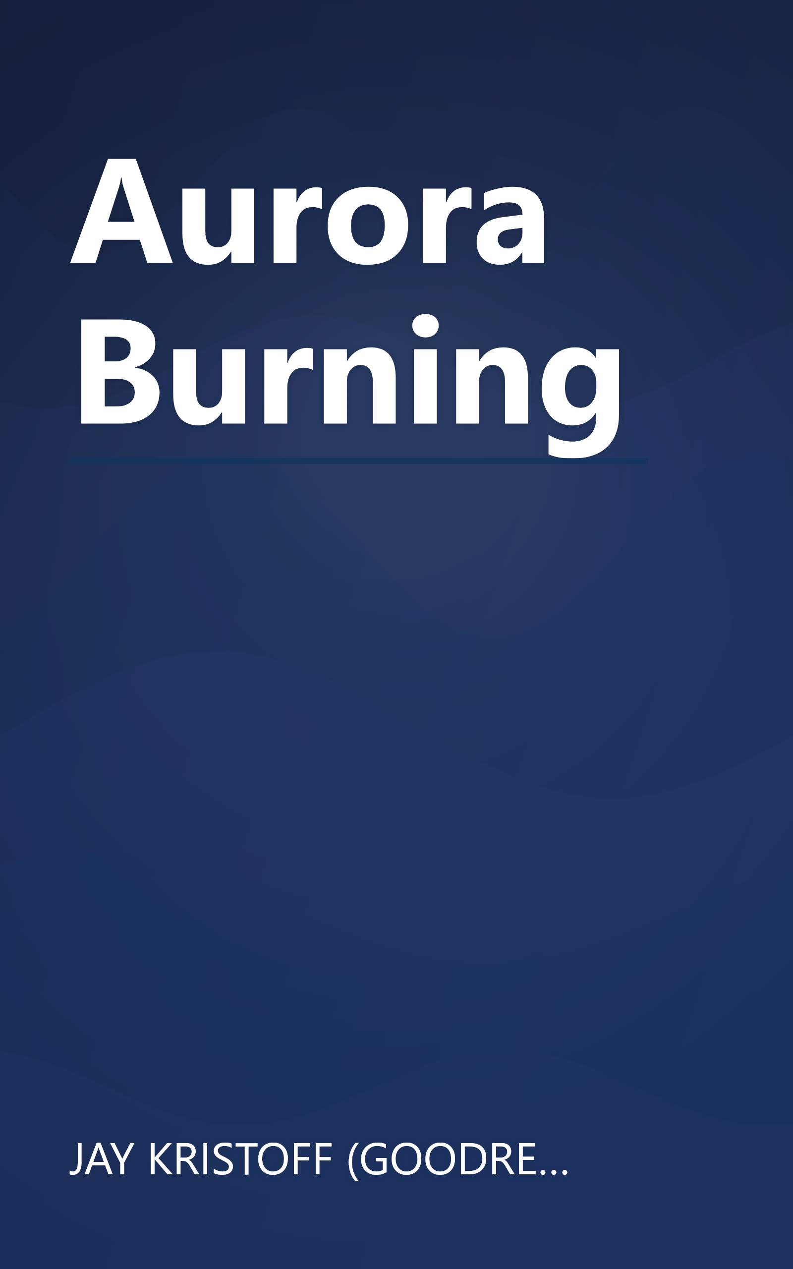 Aurora Burning book cover