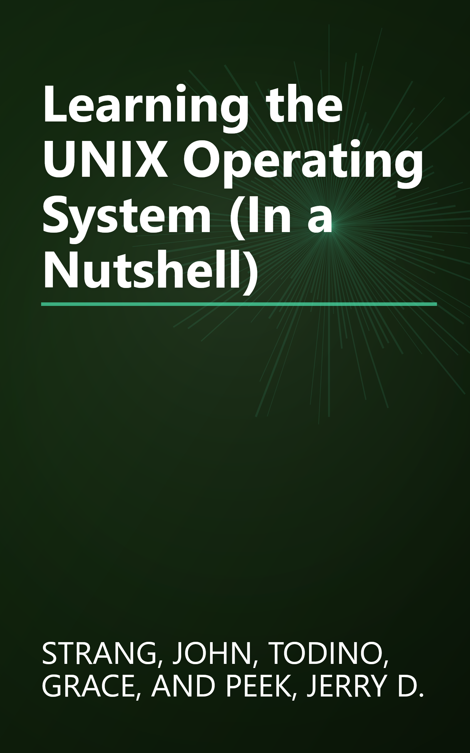 Learning the UNIX Operating System (In a Nutshell) book cover