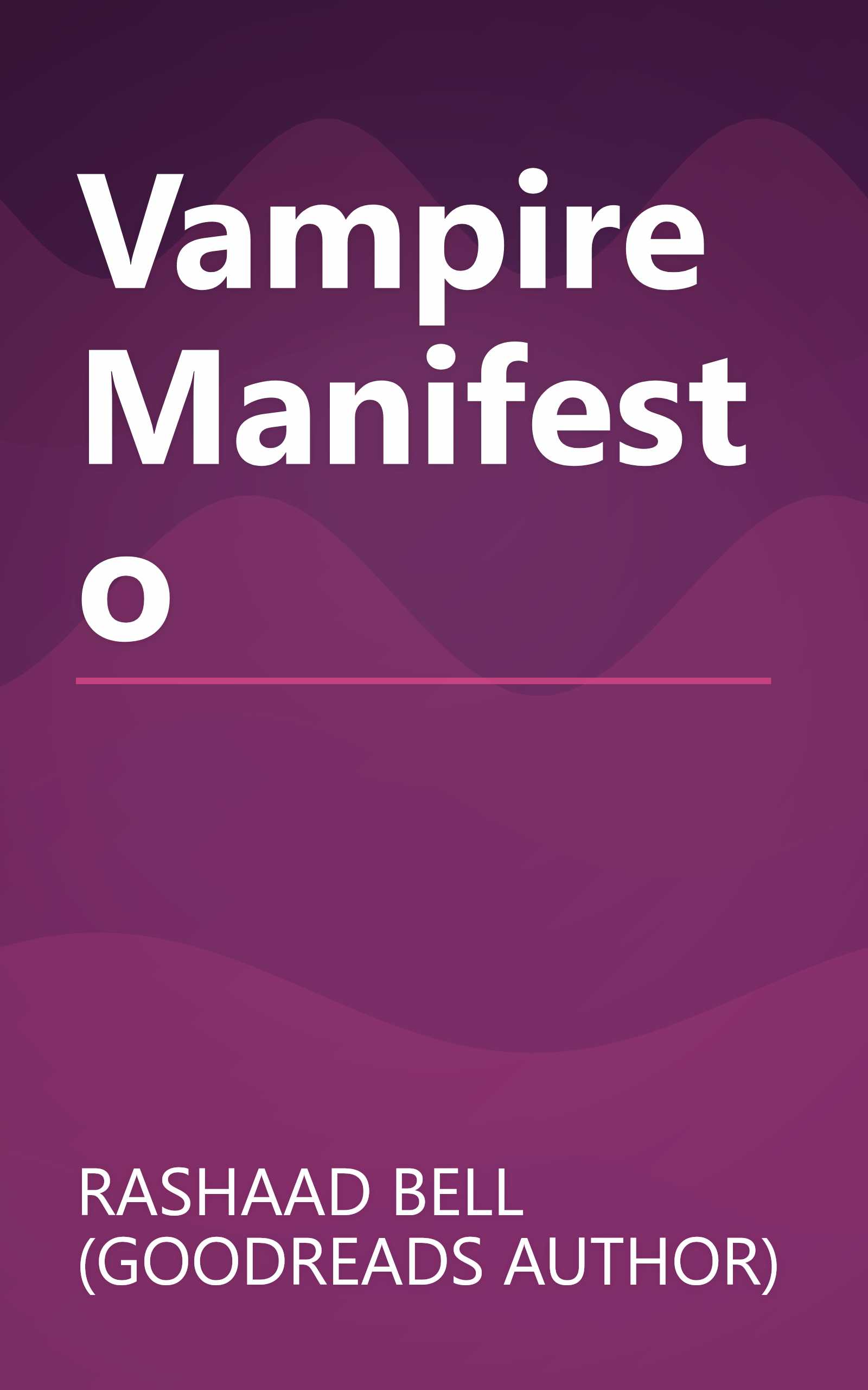 Vampire Manifesto book cover