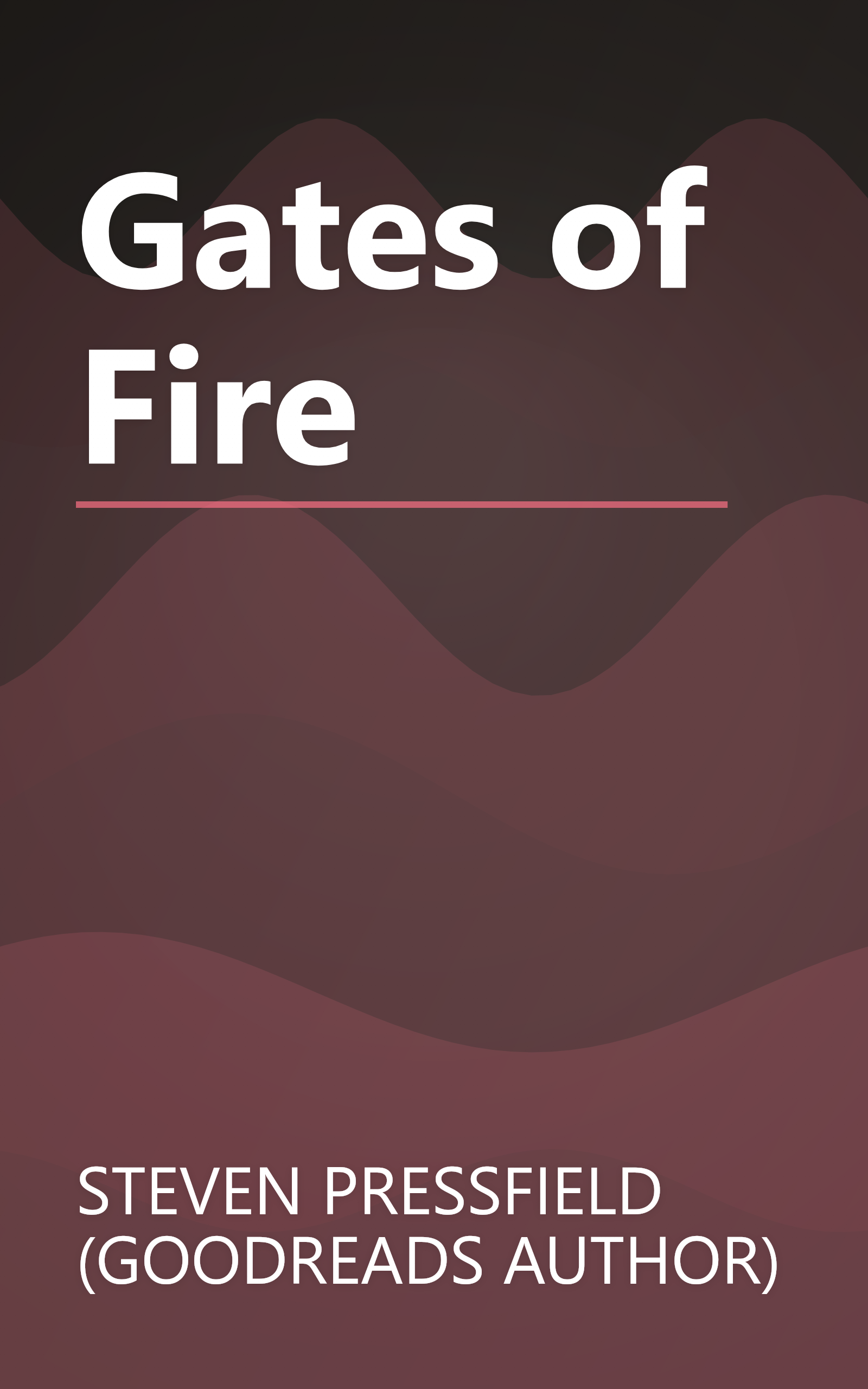 Gates of Fire book cover