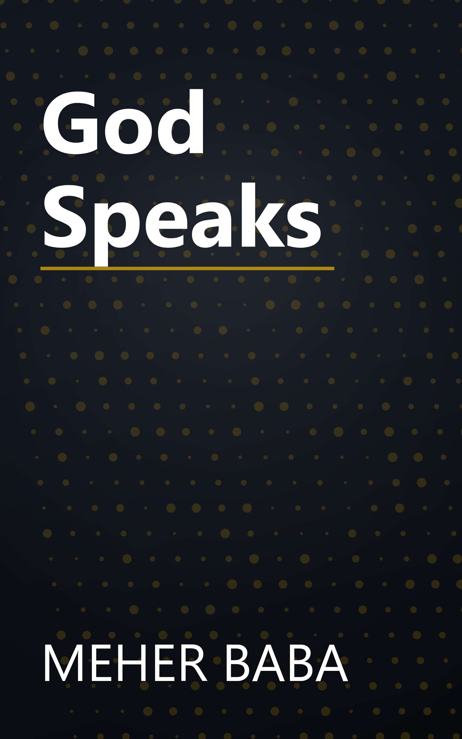 God Speaks book cover