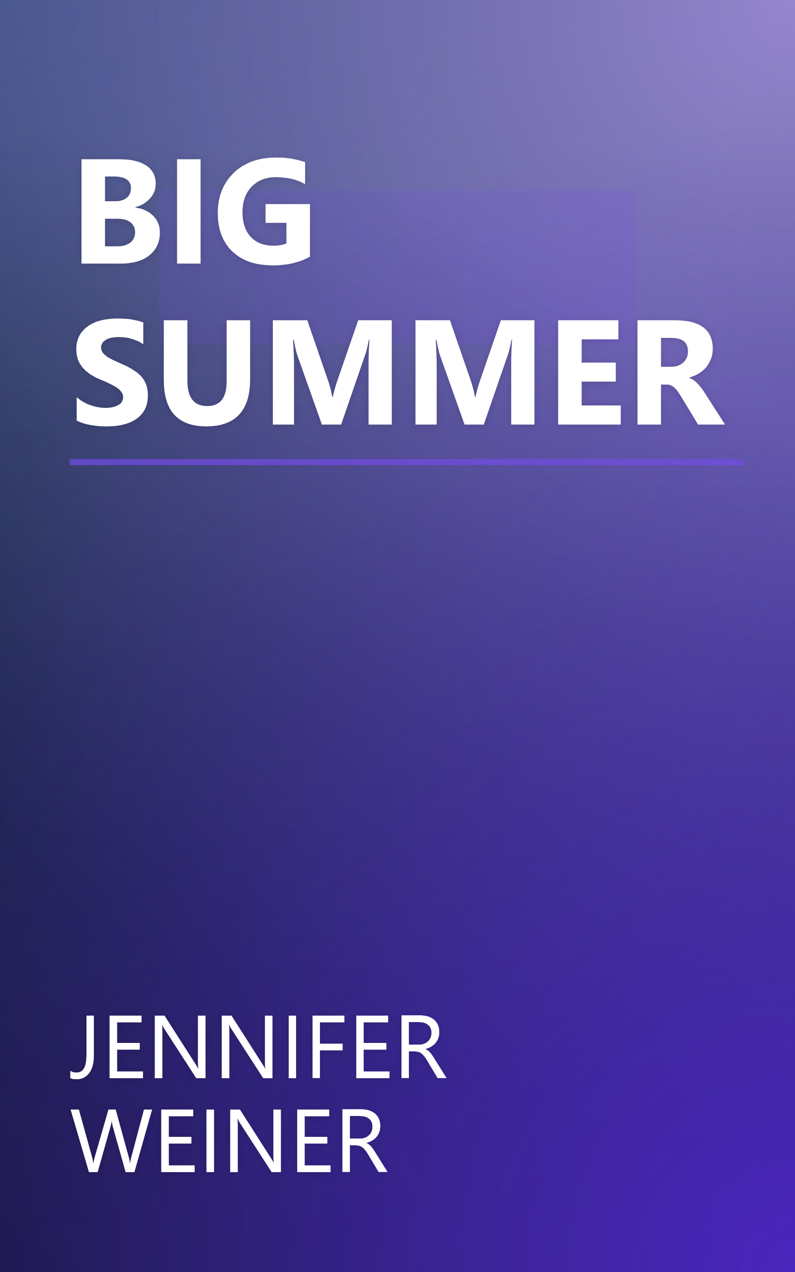 BIG SUMMER book cover