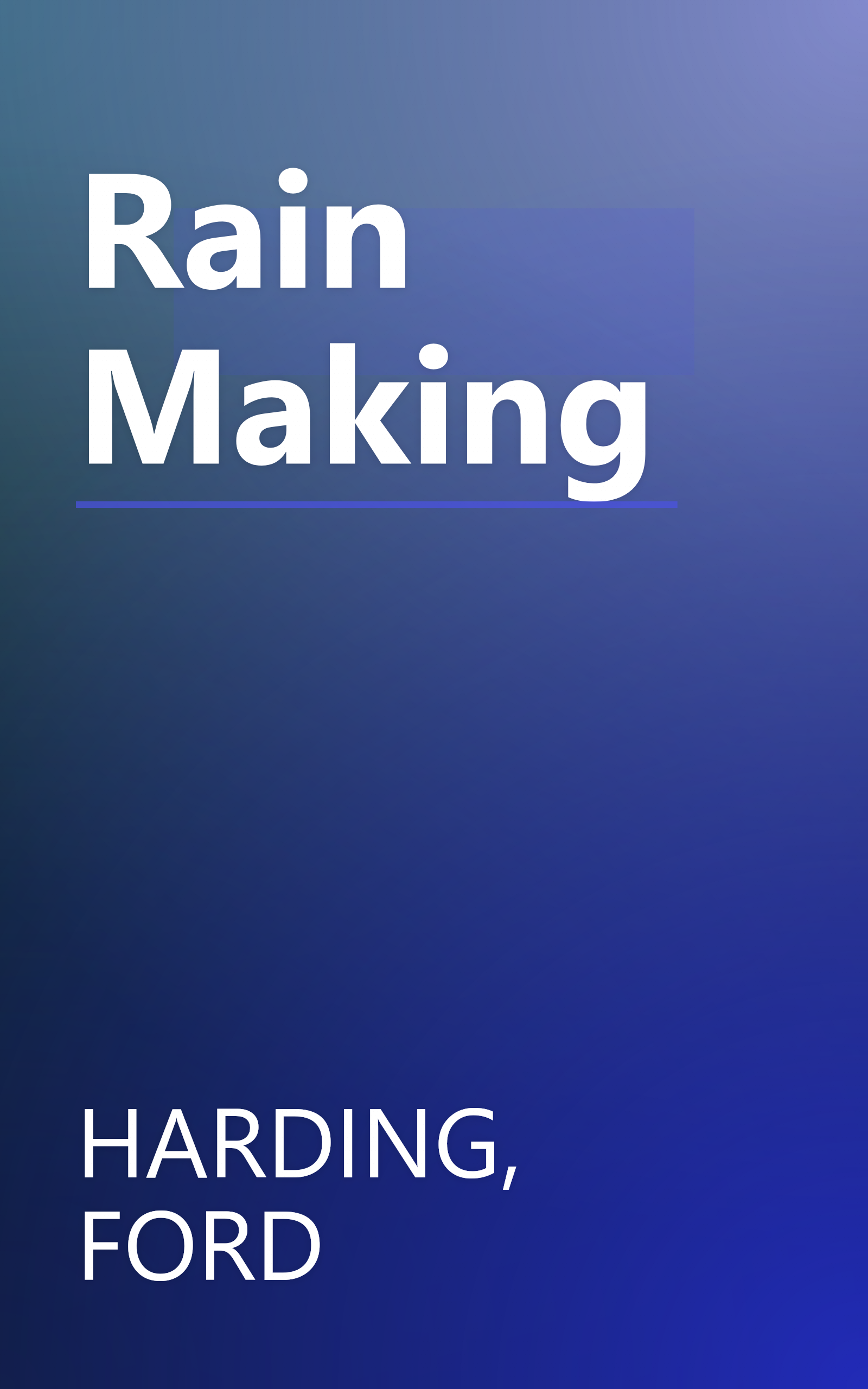 Rain Making book cover